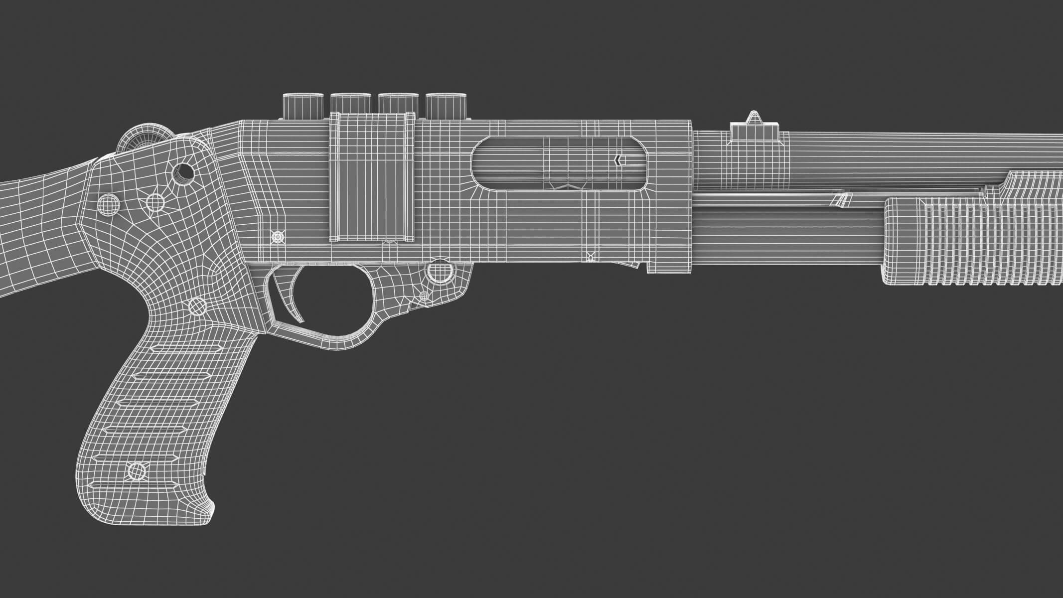 Franchi SAS-12 3D Model by frezzy