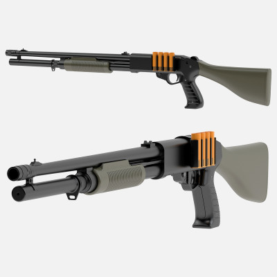 Franchi SAS-12 3D Model by frezzy