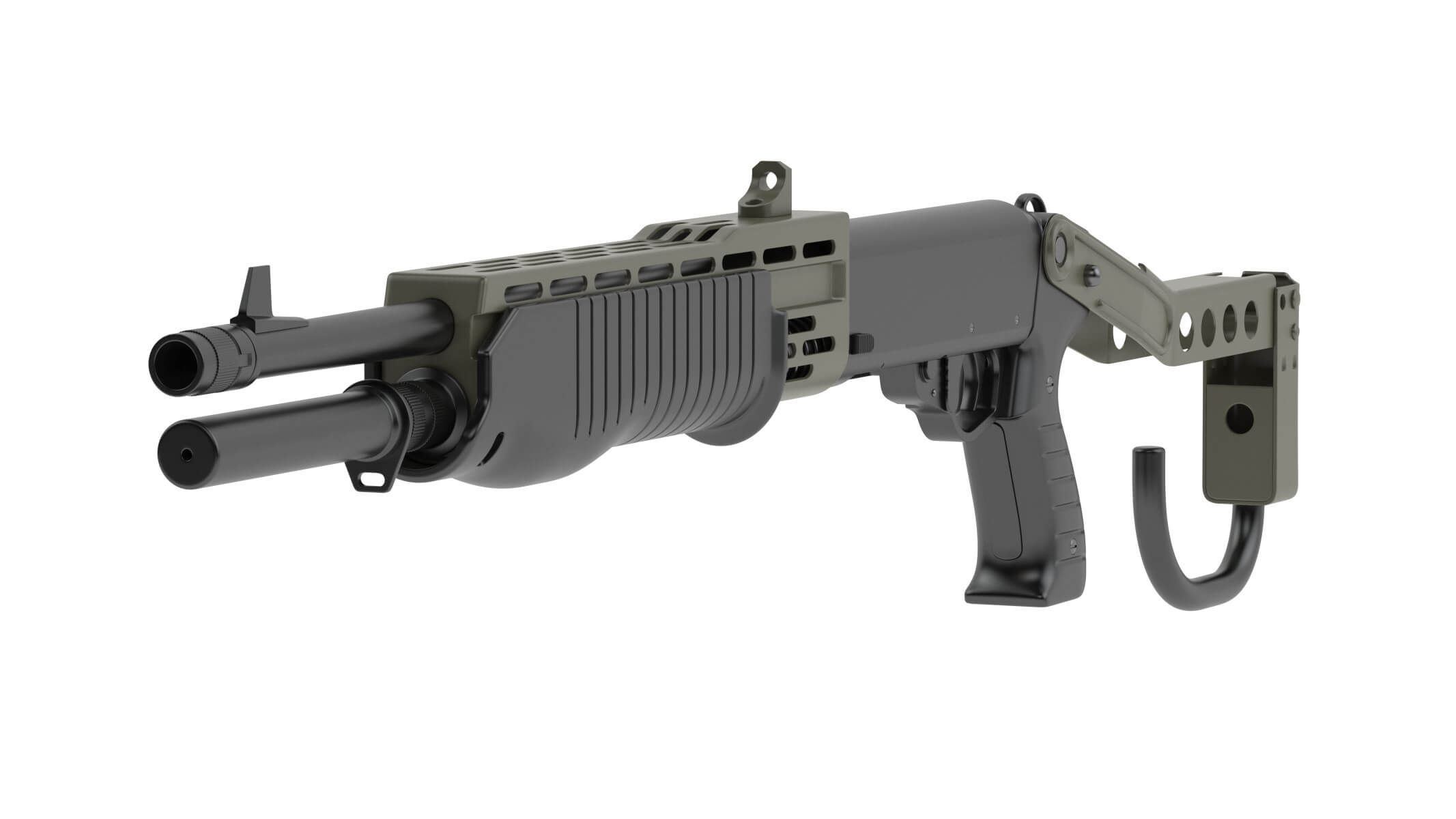 Franchi SPAS-12 3D Model by frezzy