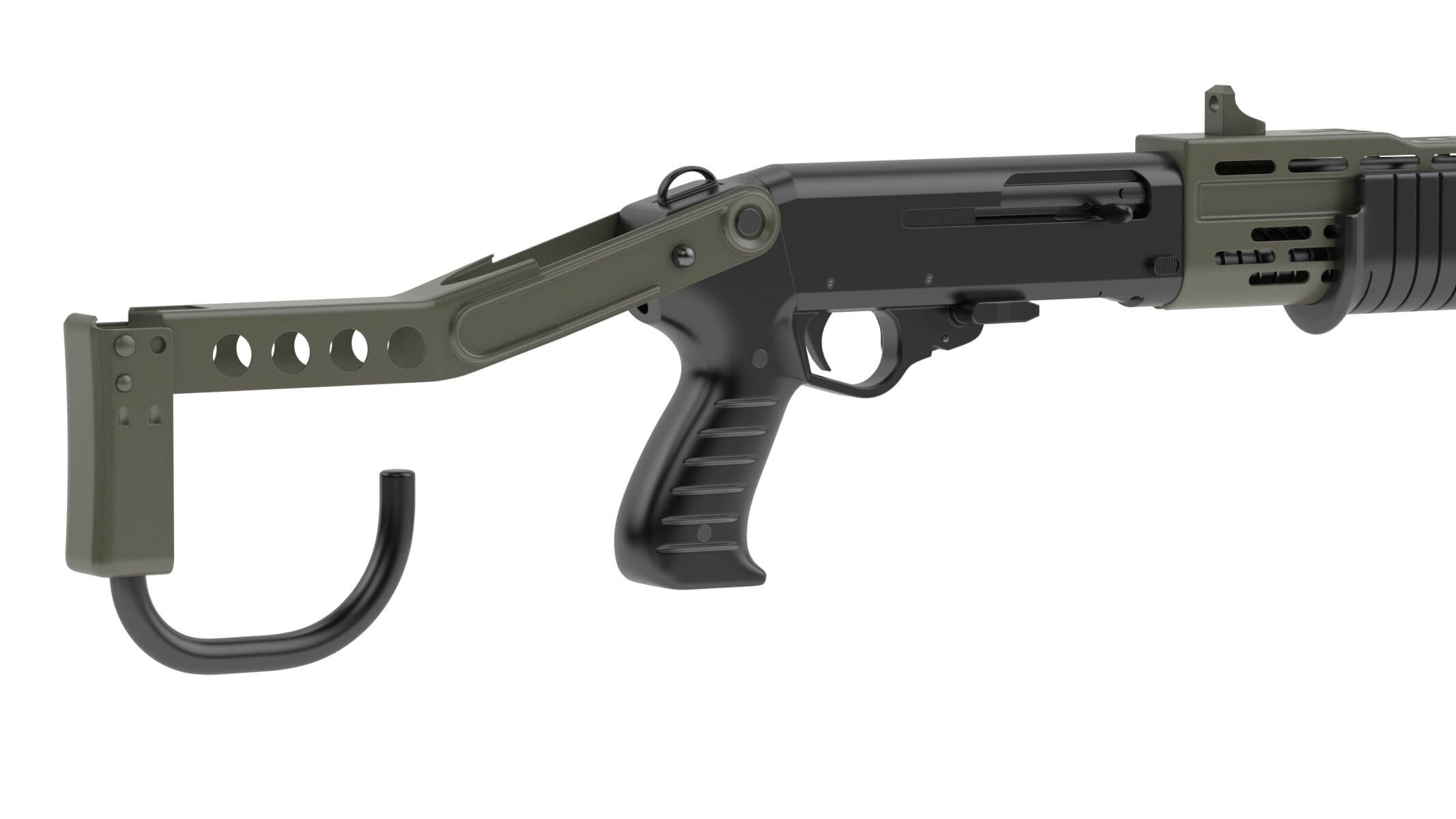 Franchi SPAS-12 3D Model by frezzy