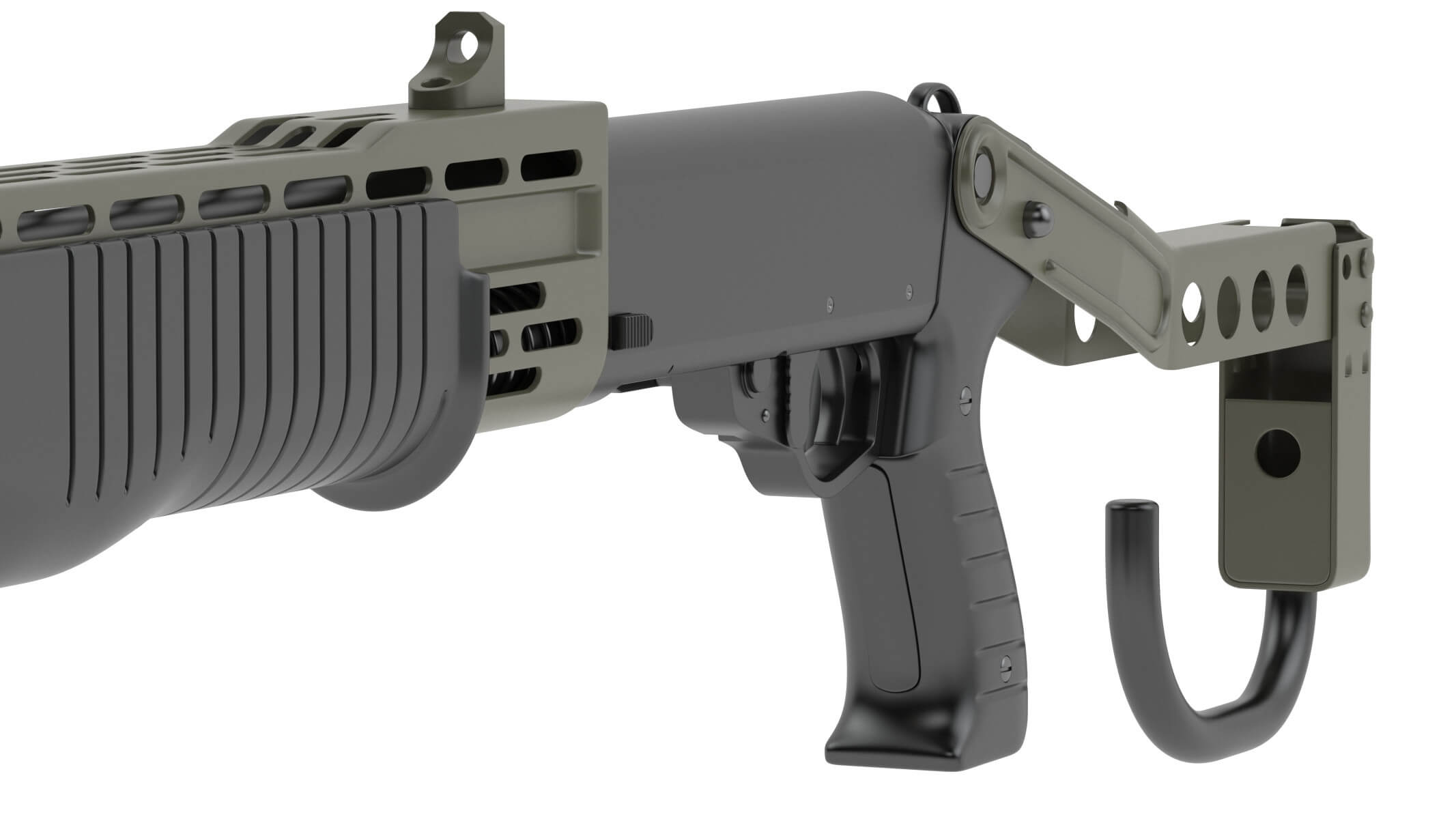 Franchi SPAS-12 3D Model by frezzy