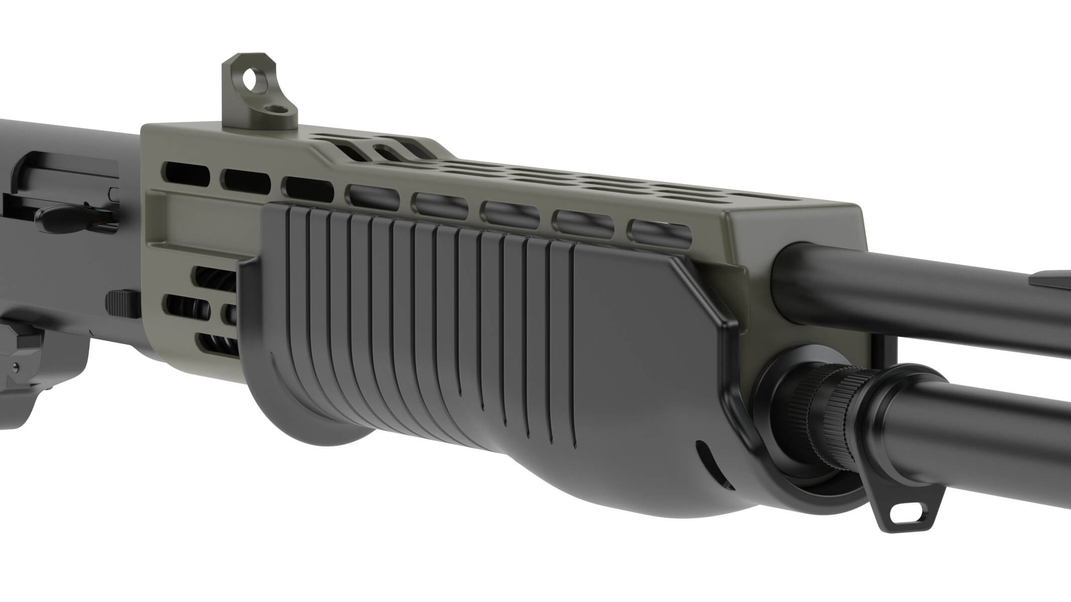 Franchi SPAS-12 3D Model by frezzy