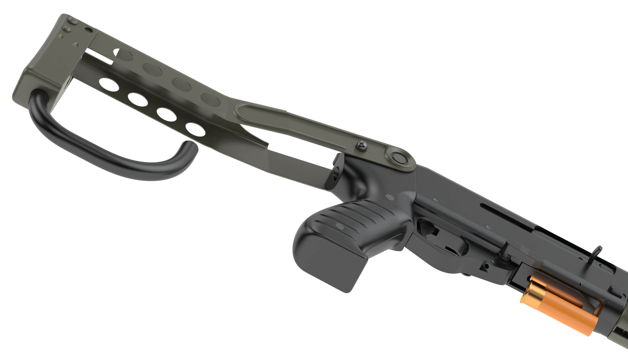 Franchi SPAS-12 3D Model by frezzy