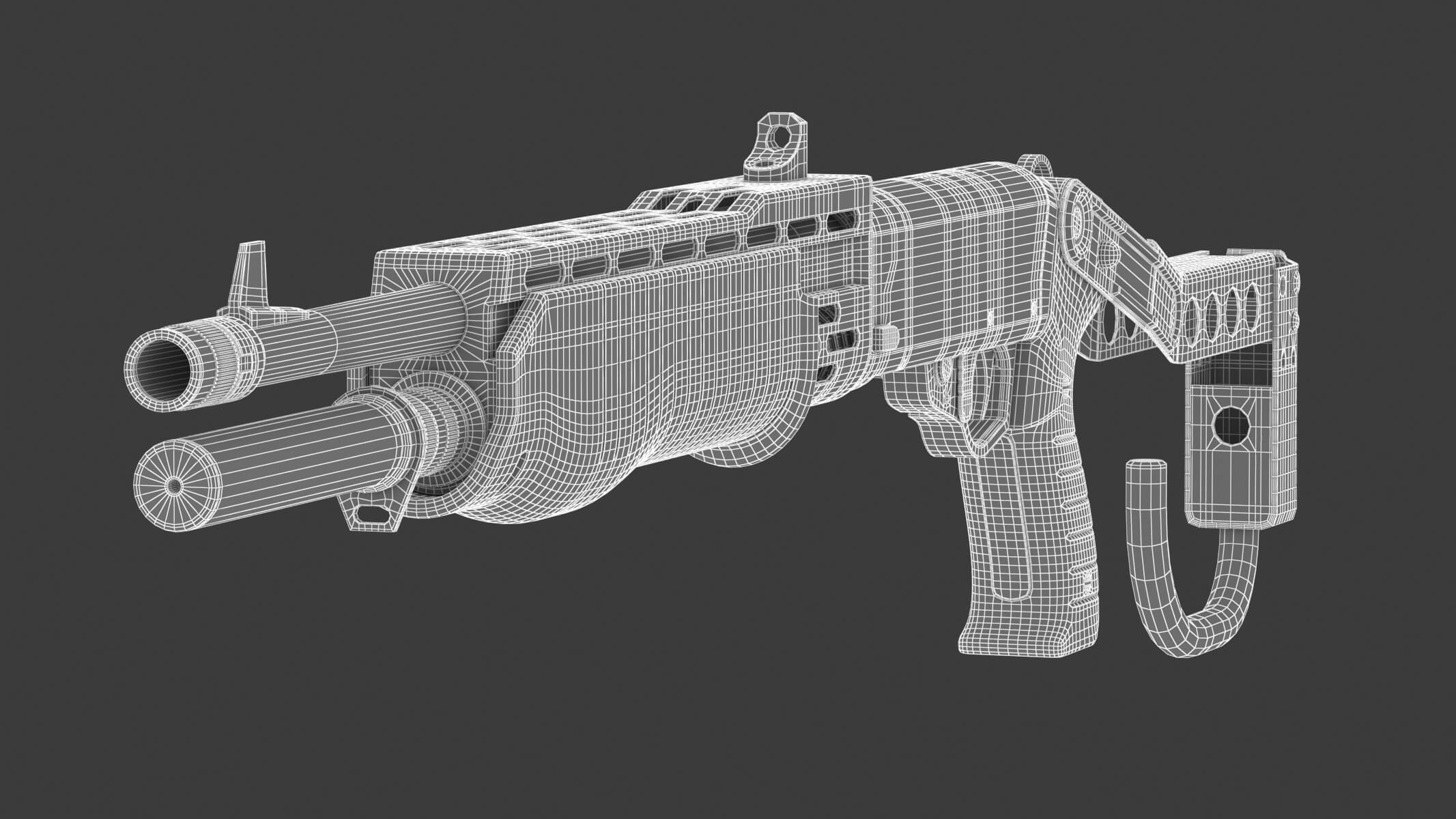 Franchi SPAS-12 3D Model by frezzy