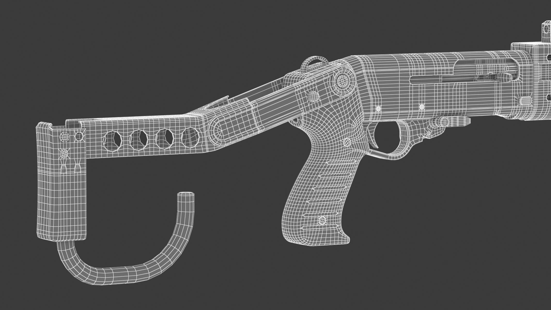 Franchi SPAS-12 3D Model by frezzy