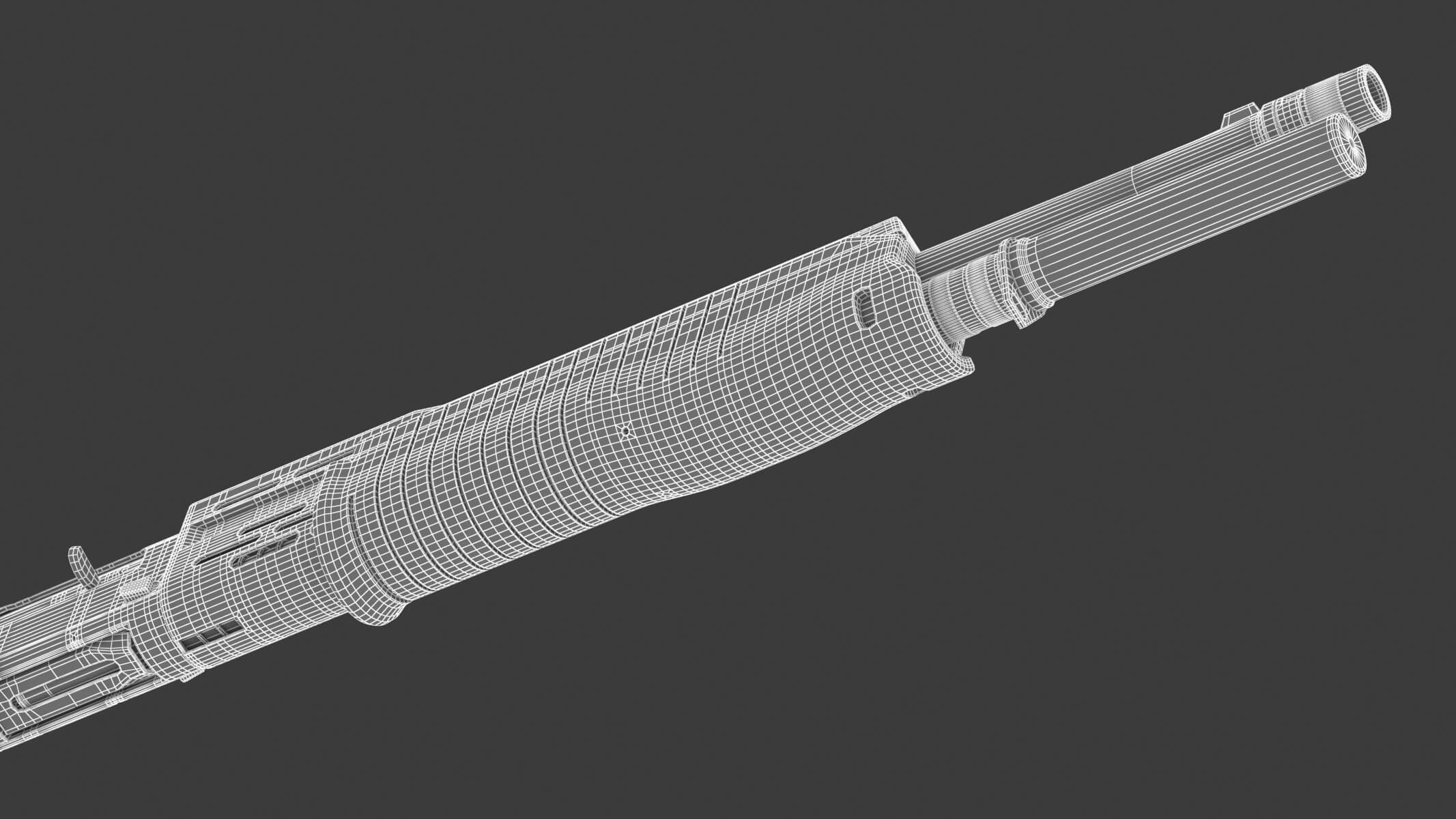 Franchi SPAS-12 3D Model by frezzy