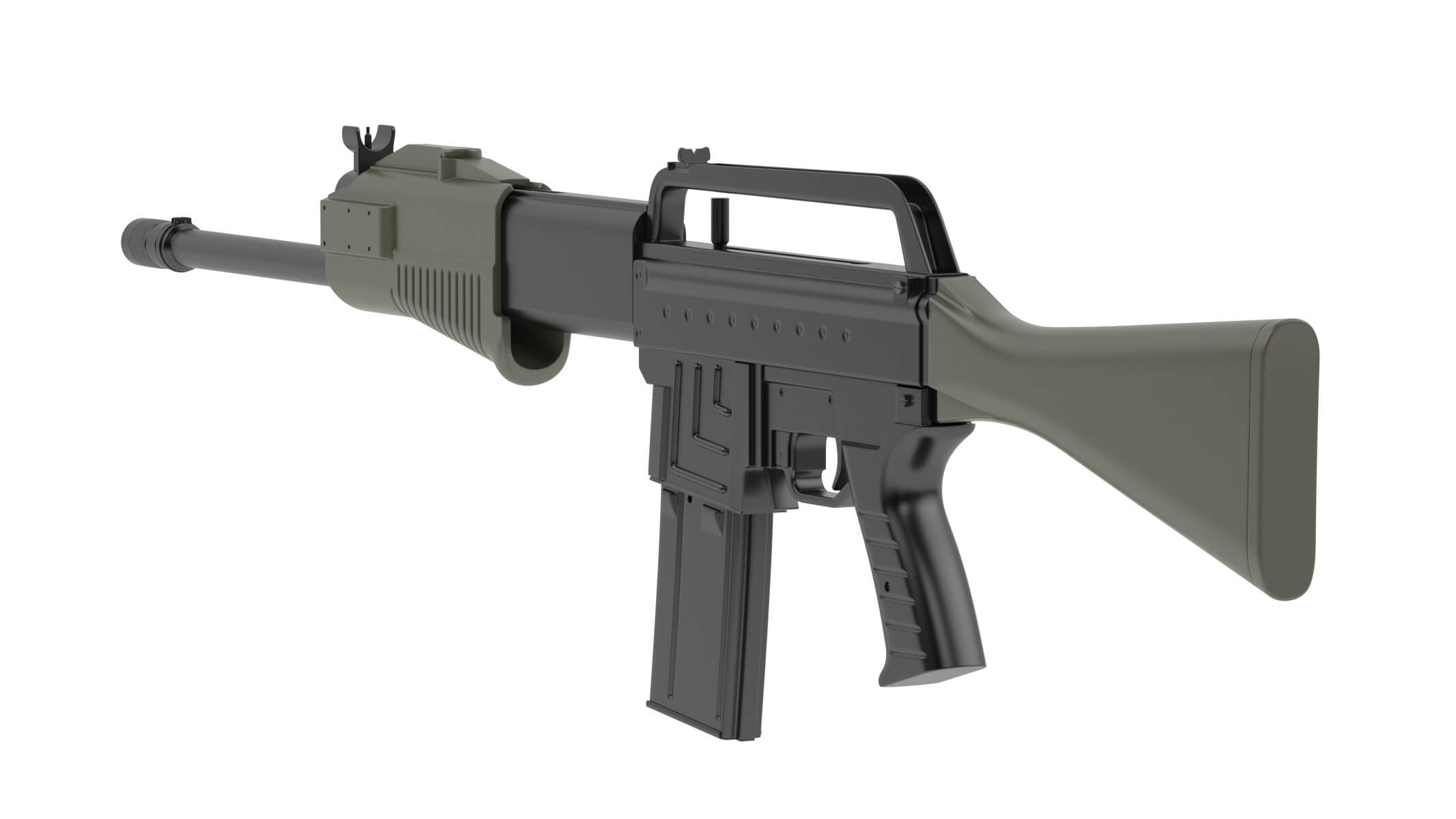 Franchi SPAS-15 3D Model by frezzy