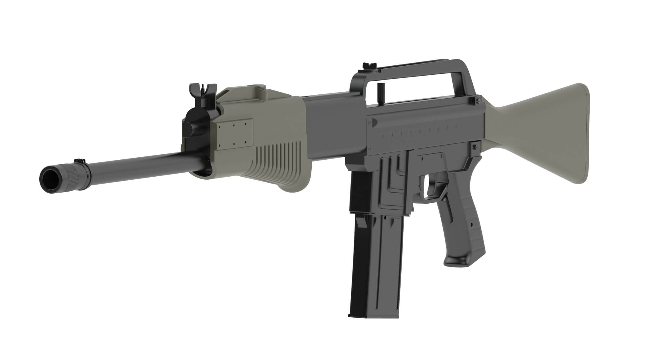 Franchi SPAS-15 3D Model by frezzy