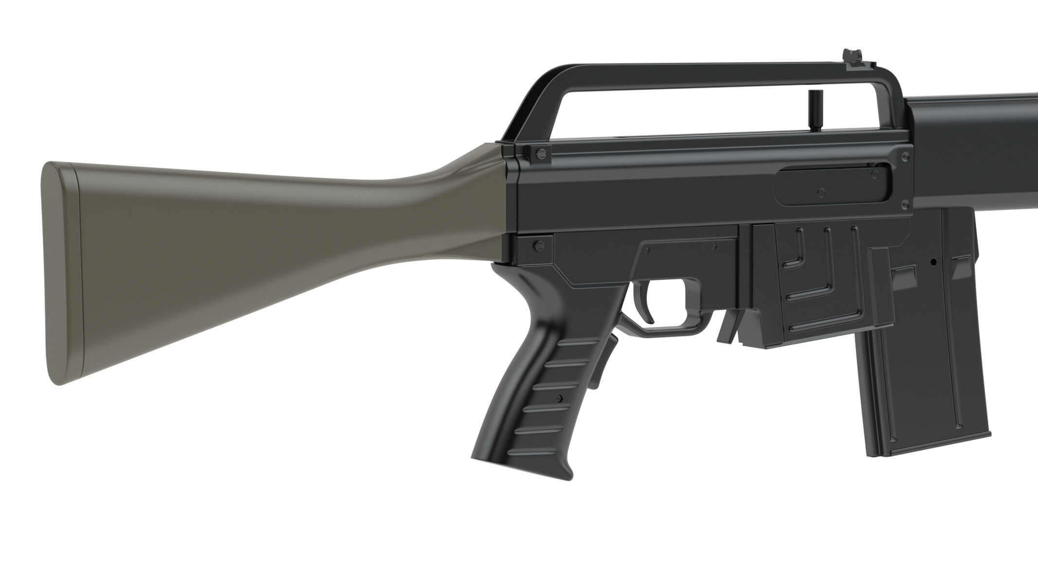 Franchi SPAS-15 3D Model by frezzy