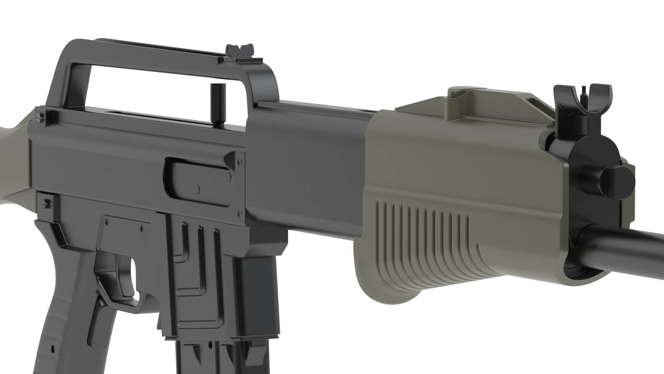 Franchi SPAS-15 3D Model by frezzy