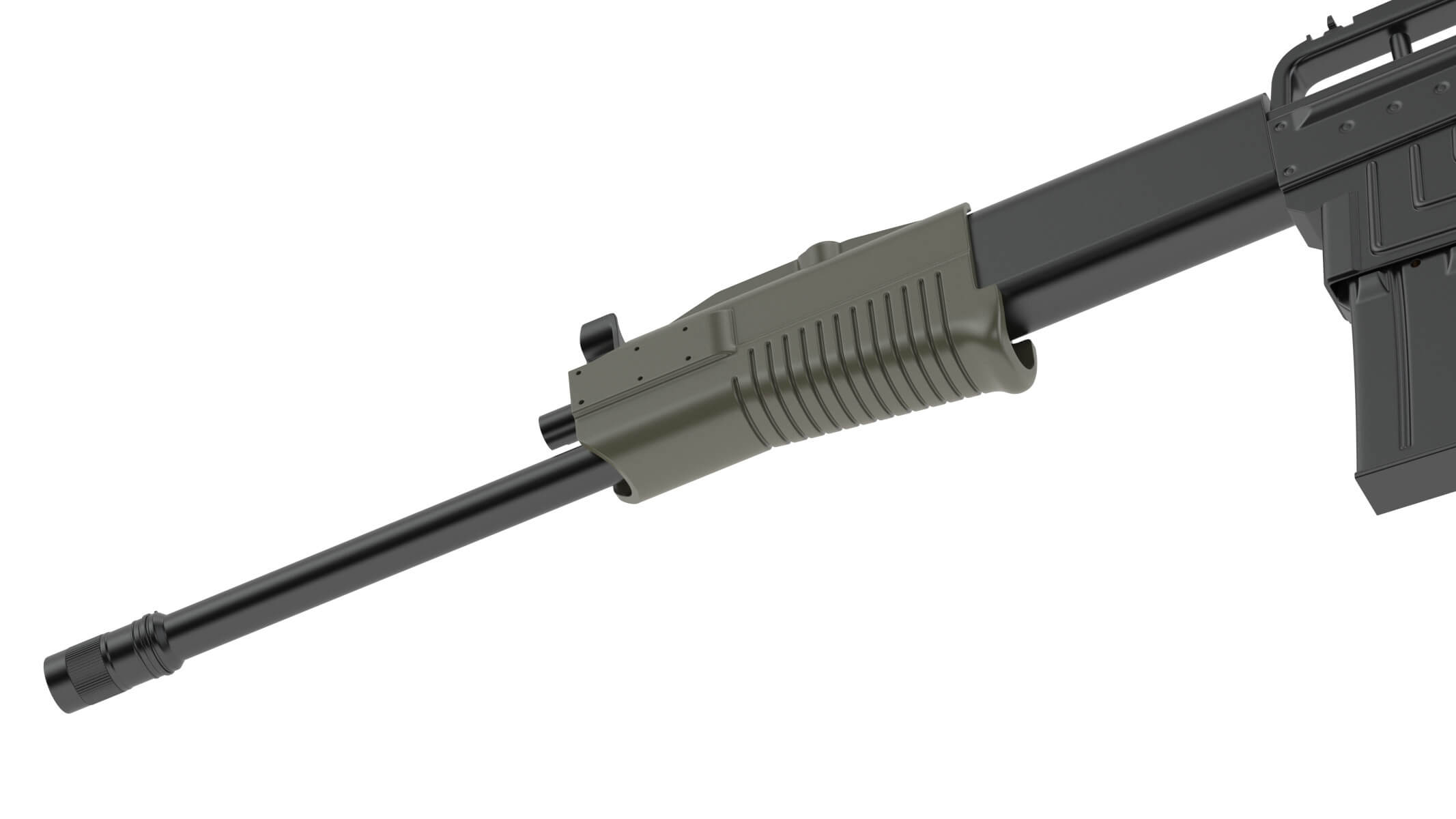 Franchi SPAS-15 3D Model by frezzy