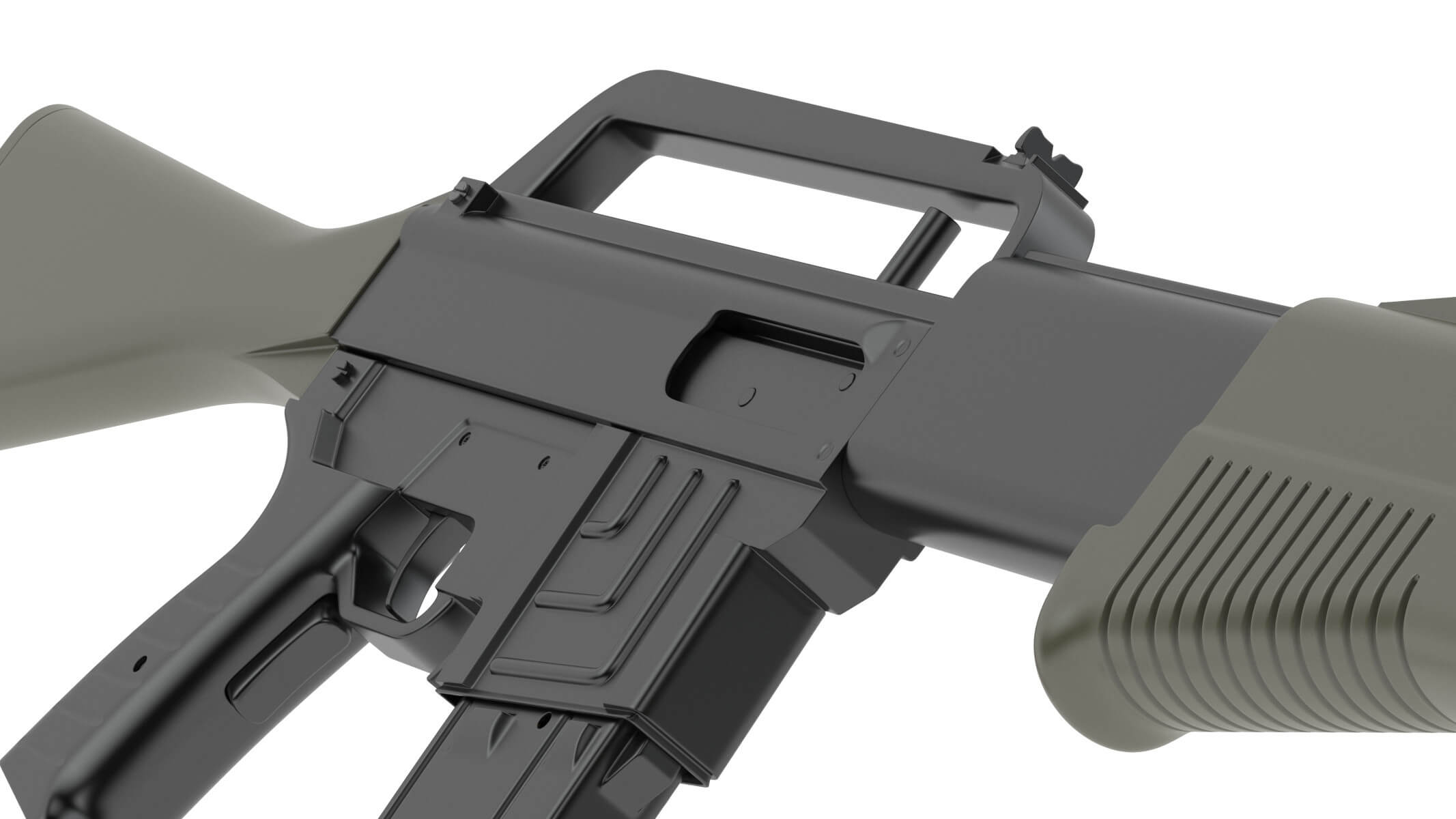 Franchi SPAS-15 3D Model by frezzy