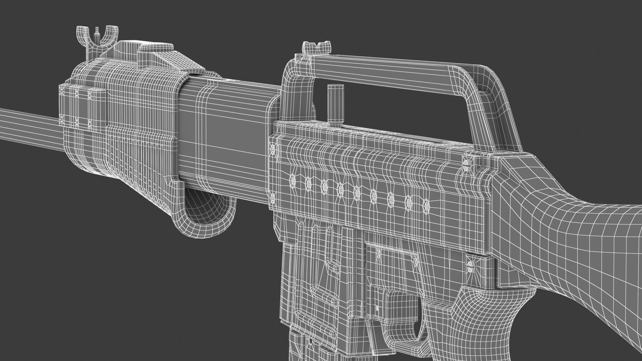 Franchi SPAS-15 3D Model by frezzy