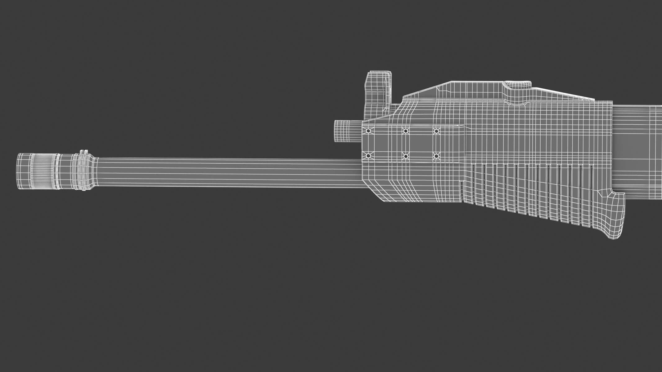 Franchi SPAS-15 3D Model by frezzy