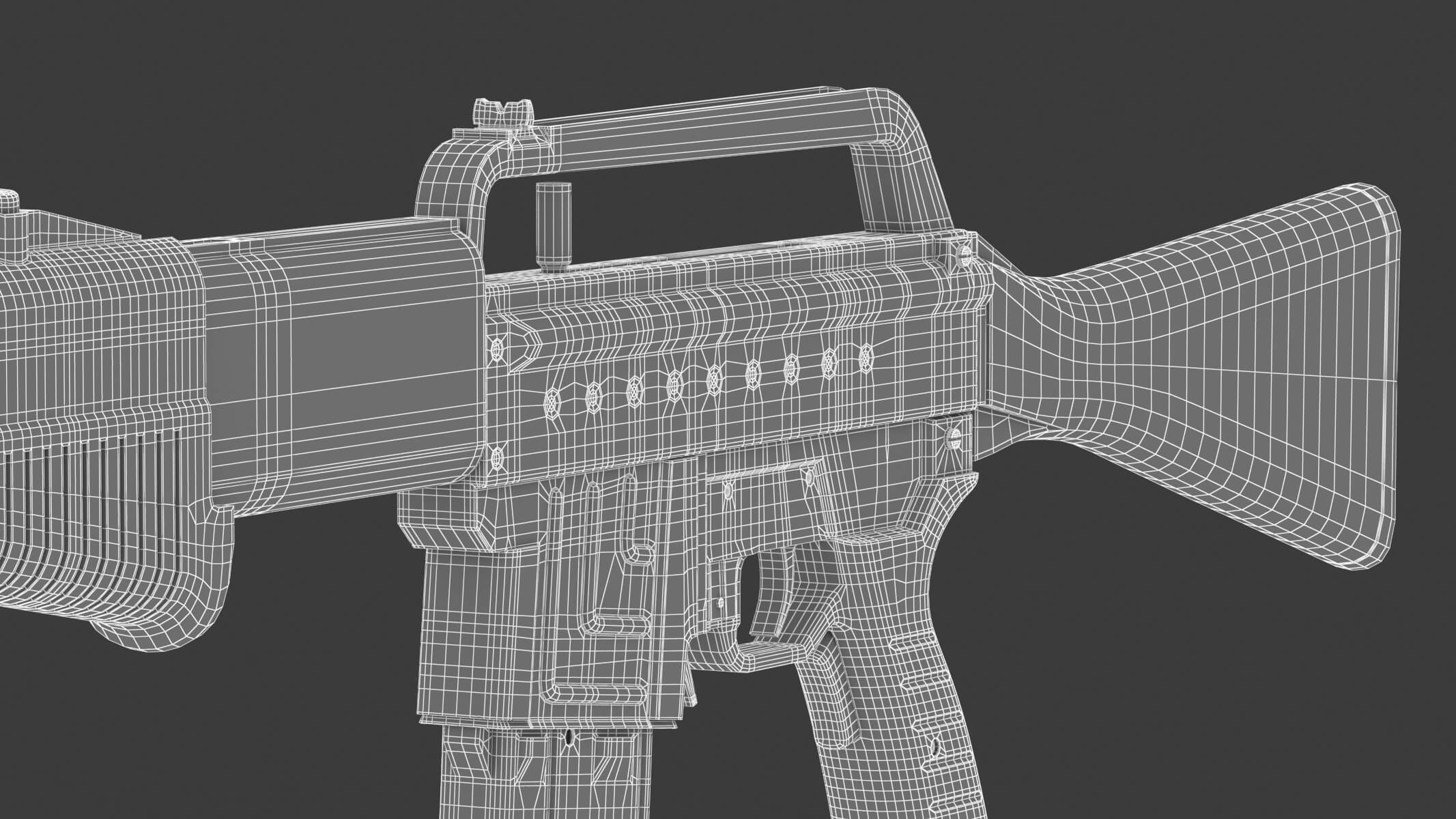 Franchi SPAS-15 3D Model by frezzy