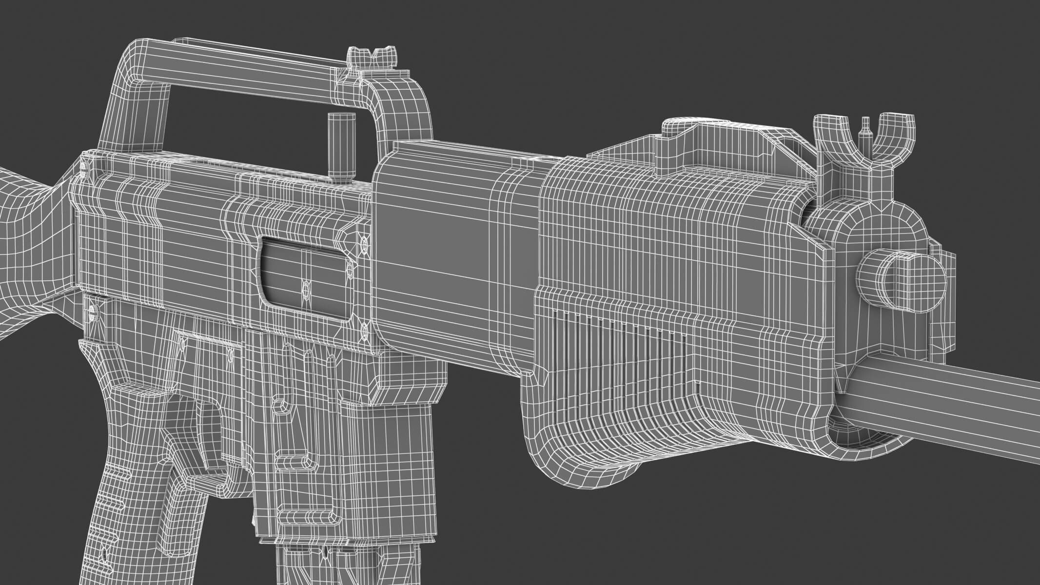 Franchi SPAS-15 3D Model by frezzy