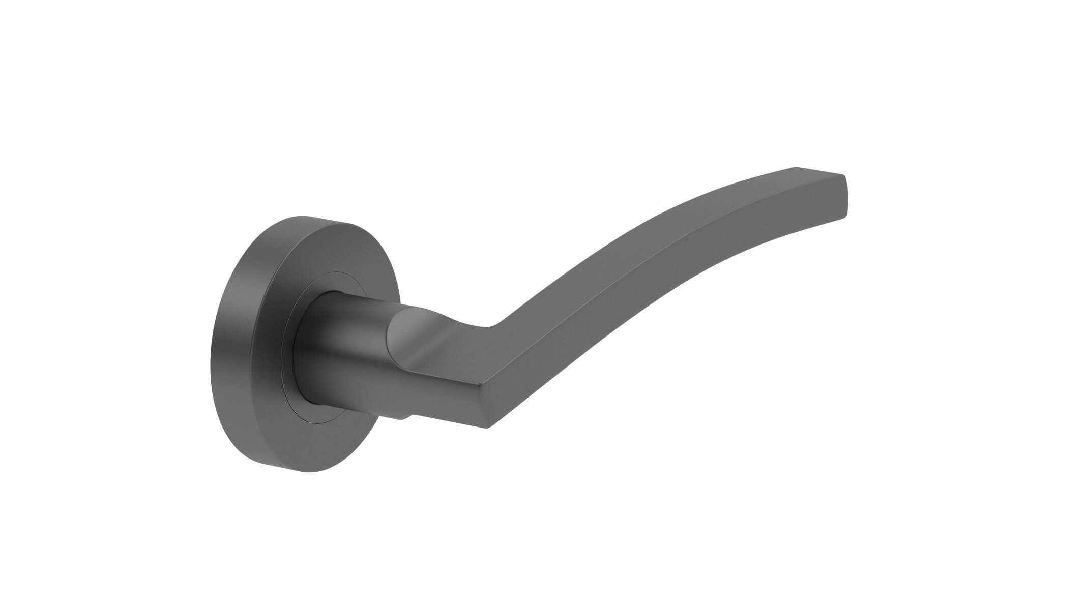 Frelan Hardware Noir Door Handle Matt Black - 3D Model by frezzy