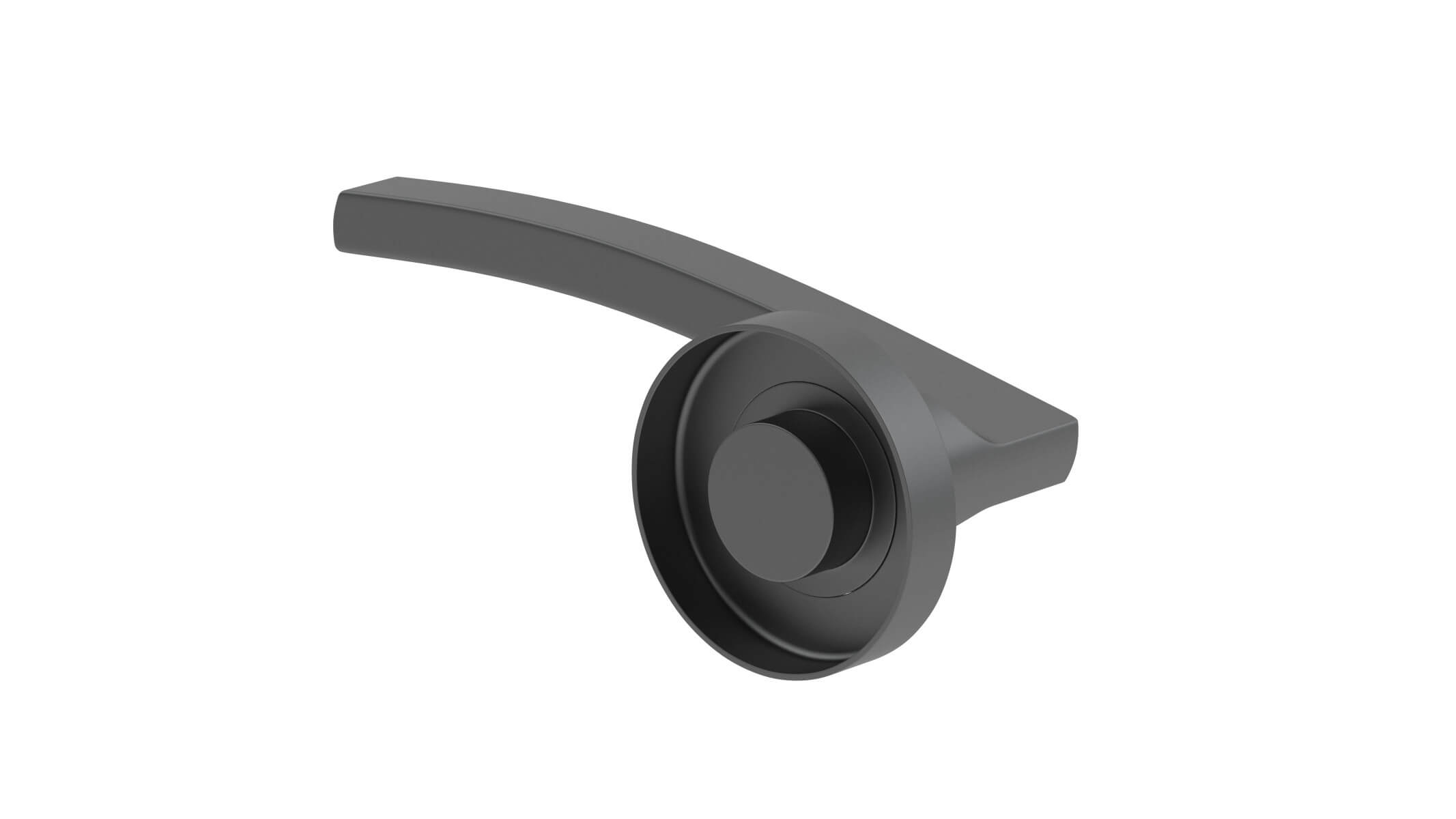 Frelan Hardware Noir Door Handle Matt Black - 3D Model by frezzy
