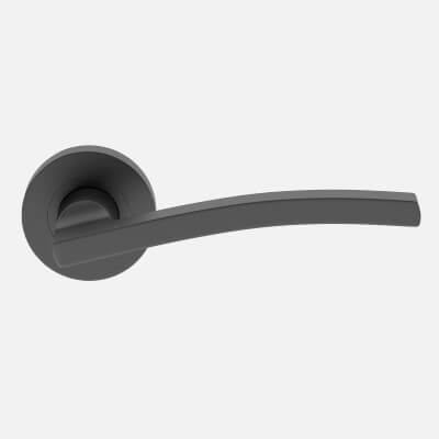 Frelan Hardware Noir Door Handle Matt Black - 3D Model by frezzy