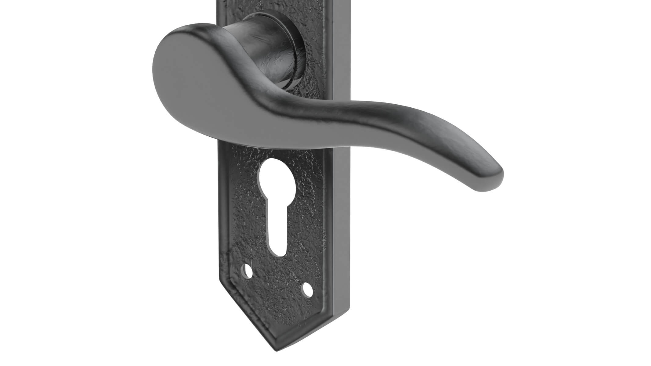 Frelan Wentworth Black Antique Handle - 3D Model by frezzy