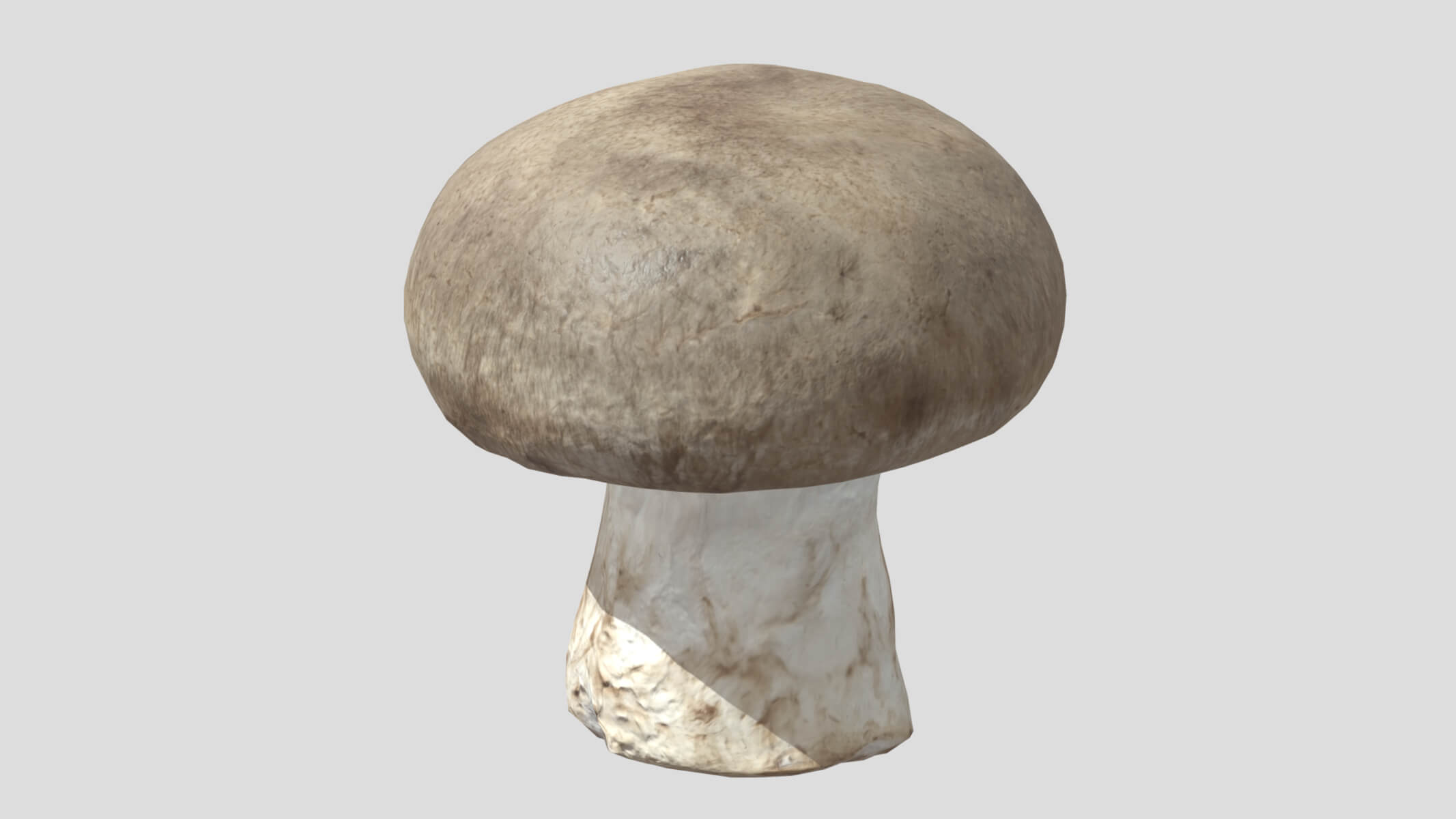 Fresh Mushroom 01 Low Poly - 3D Model by frezzy