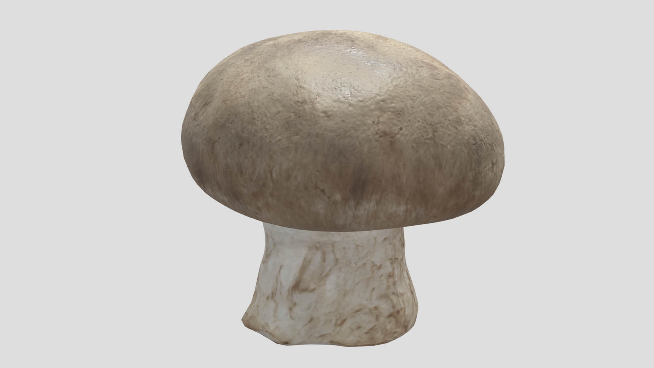Fresh Mushroom 01 Low Poly - 3D Model by frezzy