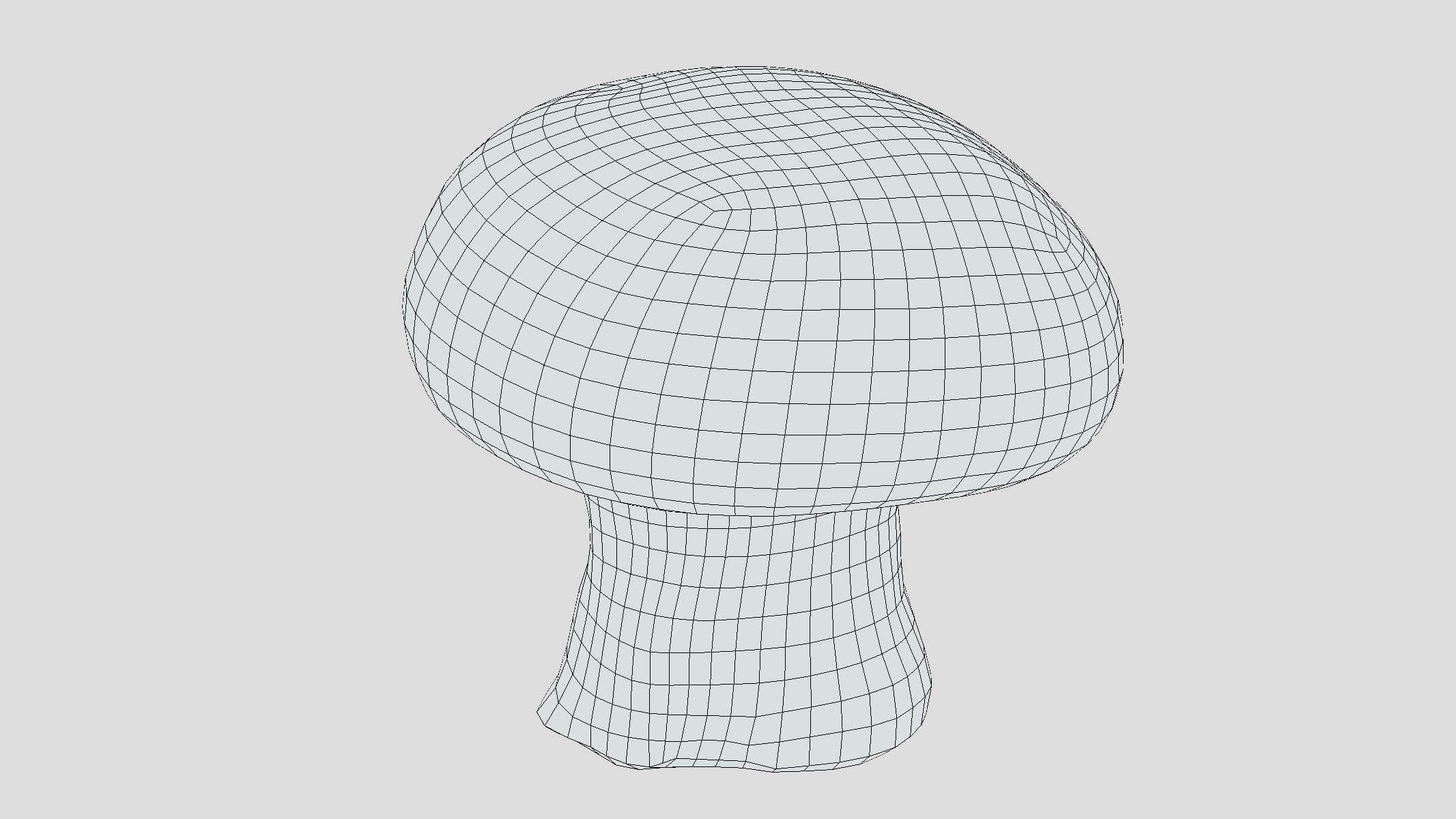 Fresh Mushroom 01 Low Poly - 3D Model by frezzy