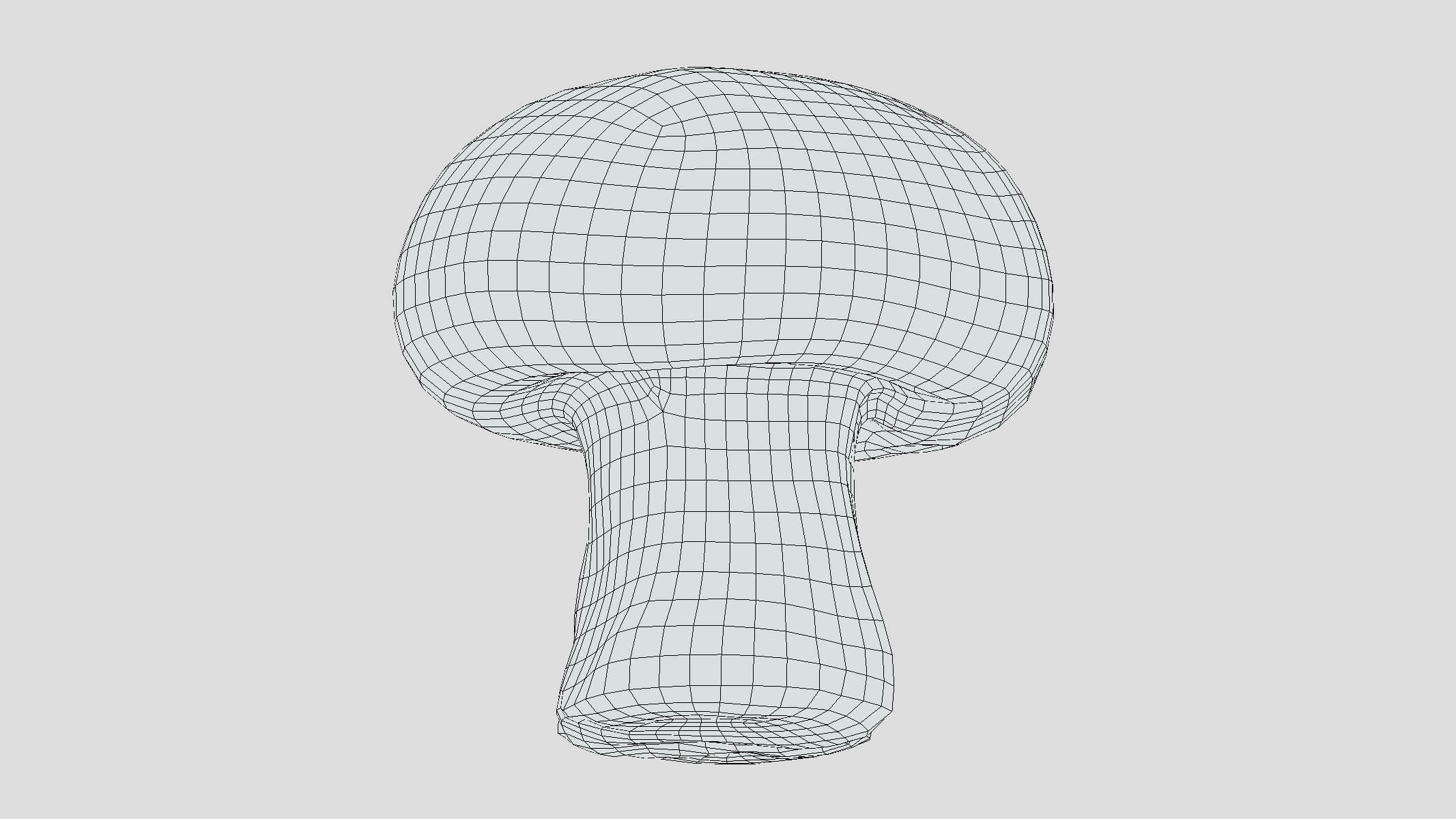 Fresh Mushroom 01 Low Poly - 3D Model by frezzy