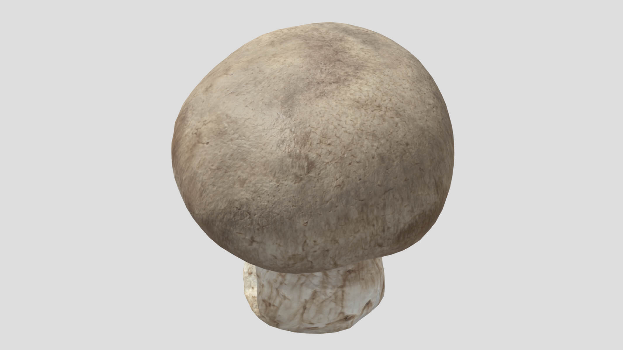 Fresh Mushroom 01 Low Poly - 3D Model by frezzy