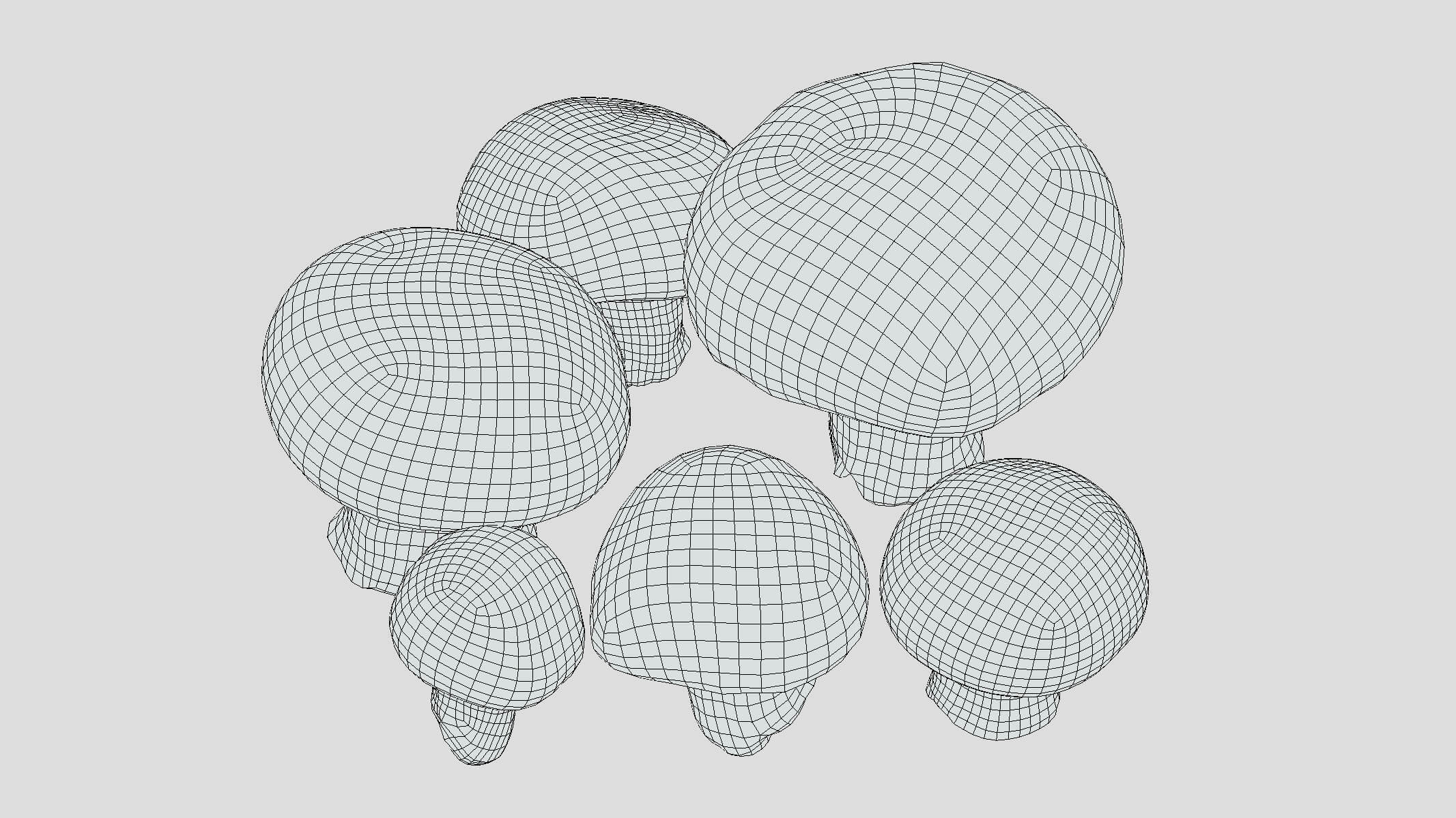 Fresh Mushroom 2 Low Poly - 3D Model by frezzy