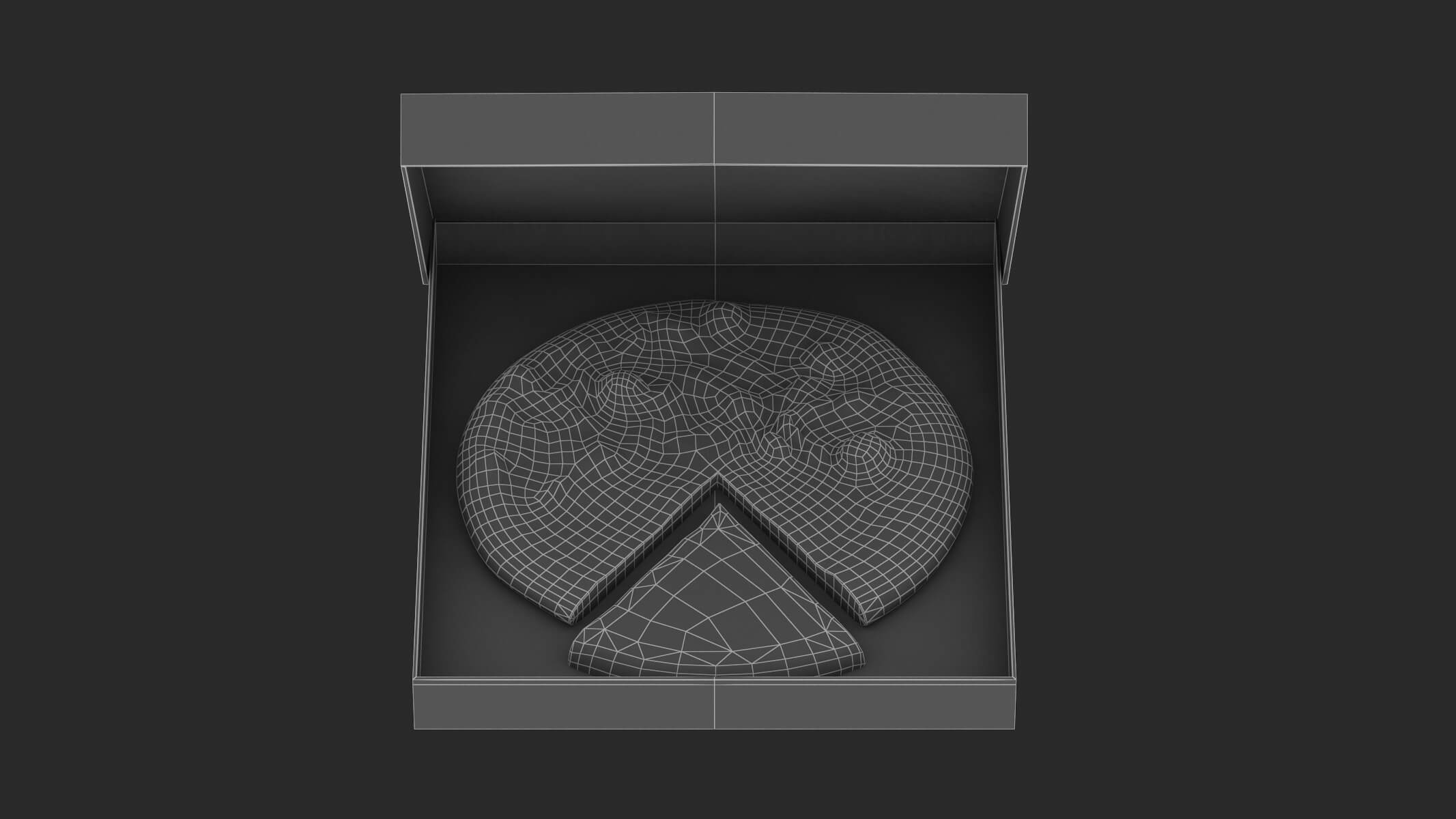 Frozen Pizza Low Poly - 3D Model by frezzy