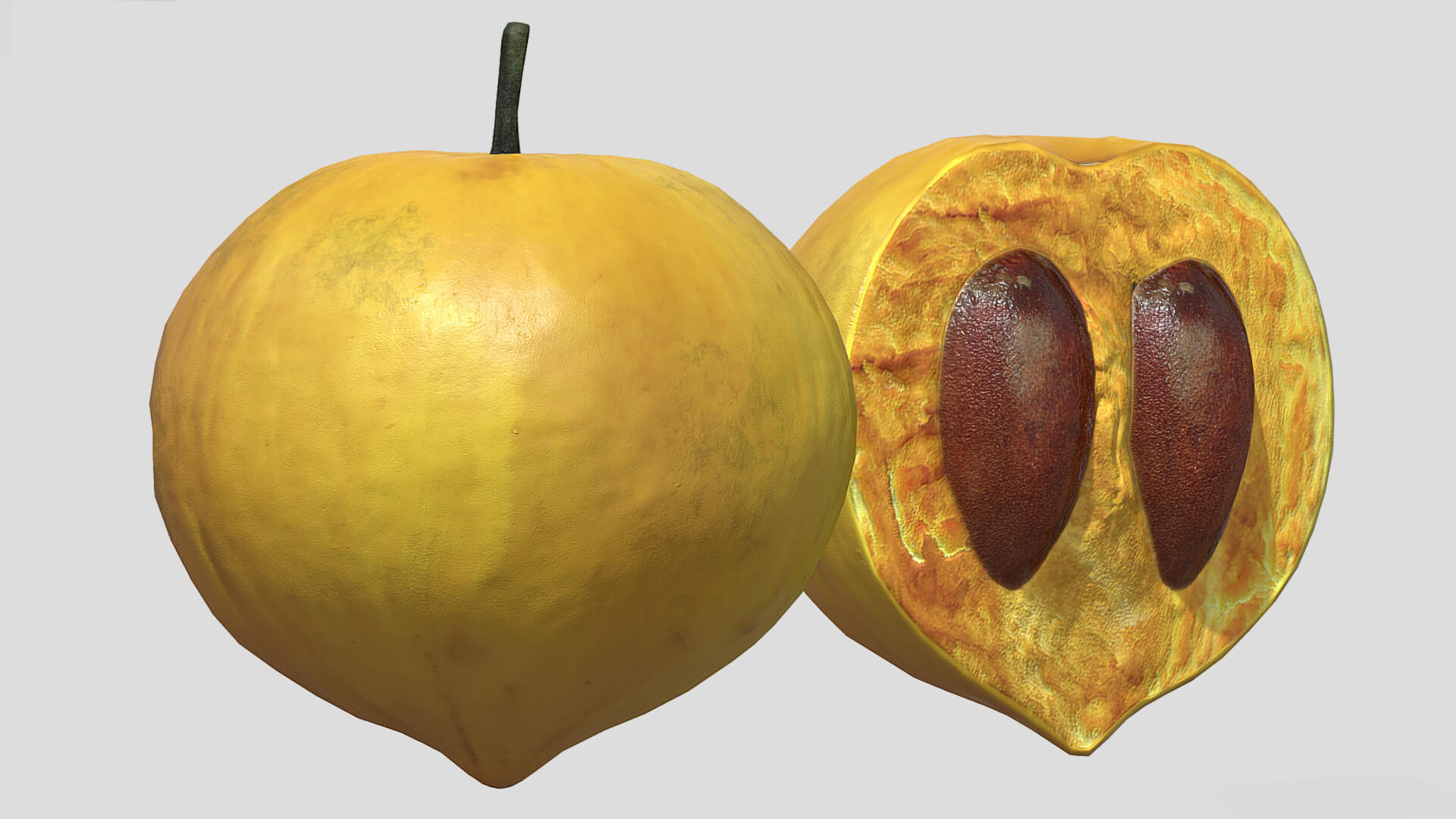 Fruit Egg Low Poly - 3D Model by frezzy
