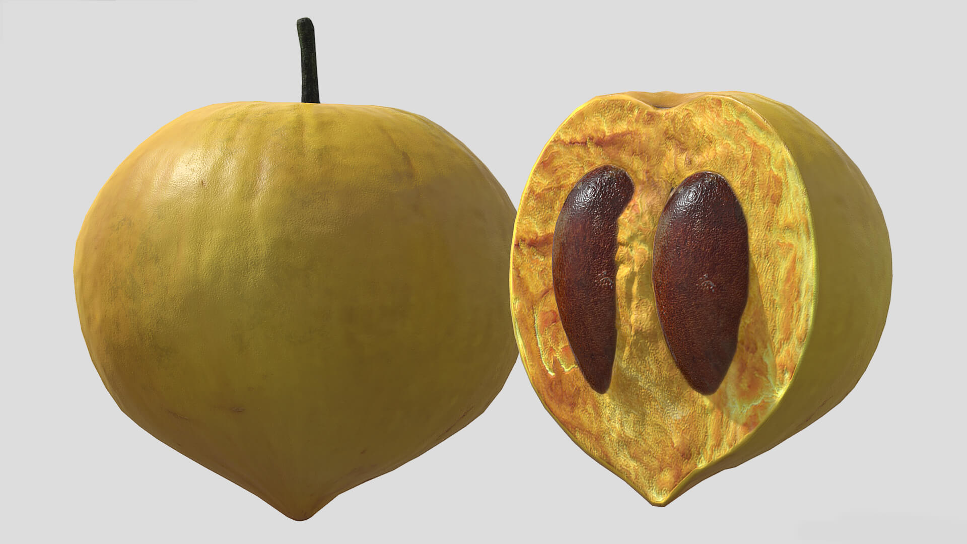 Fruit Egg Low Poly - 3D Model by frezzy