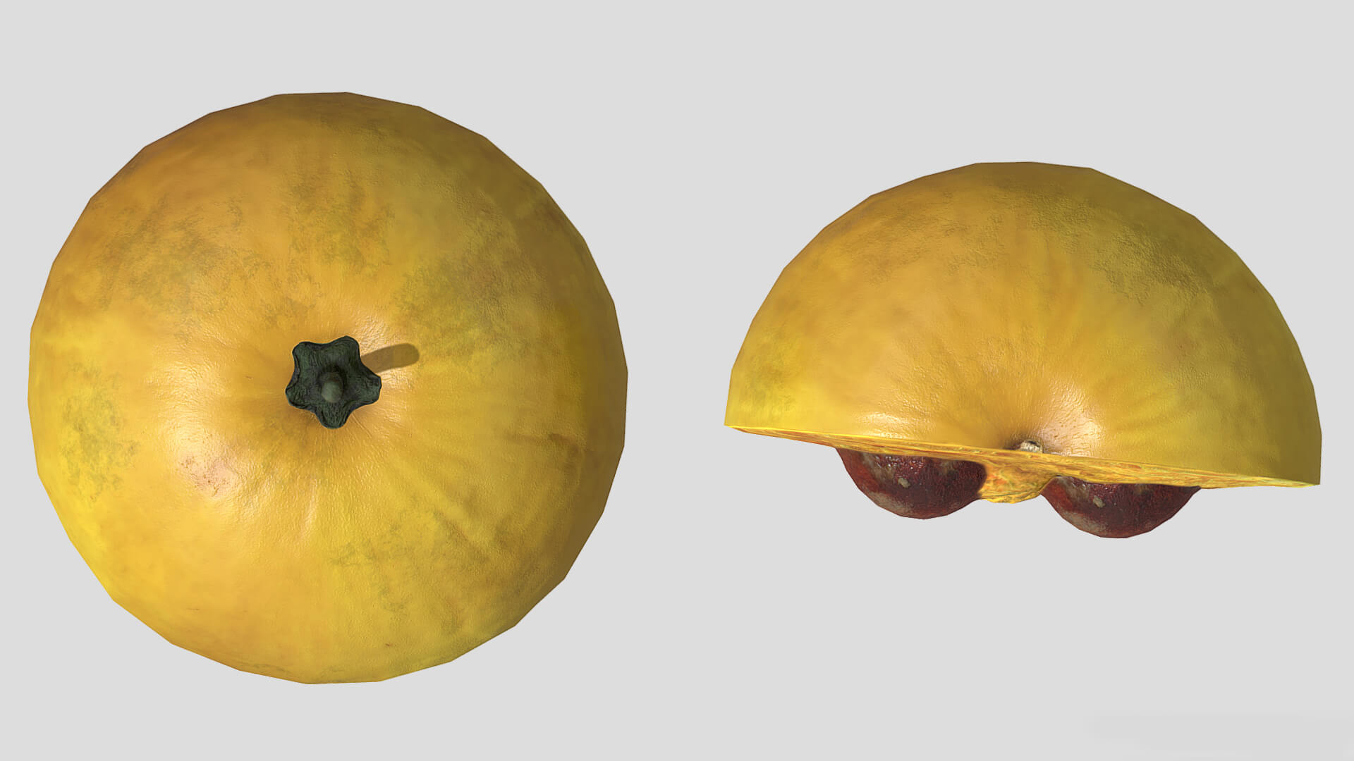 Fruit Egg Low Poly - 3D Model by frezzy