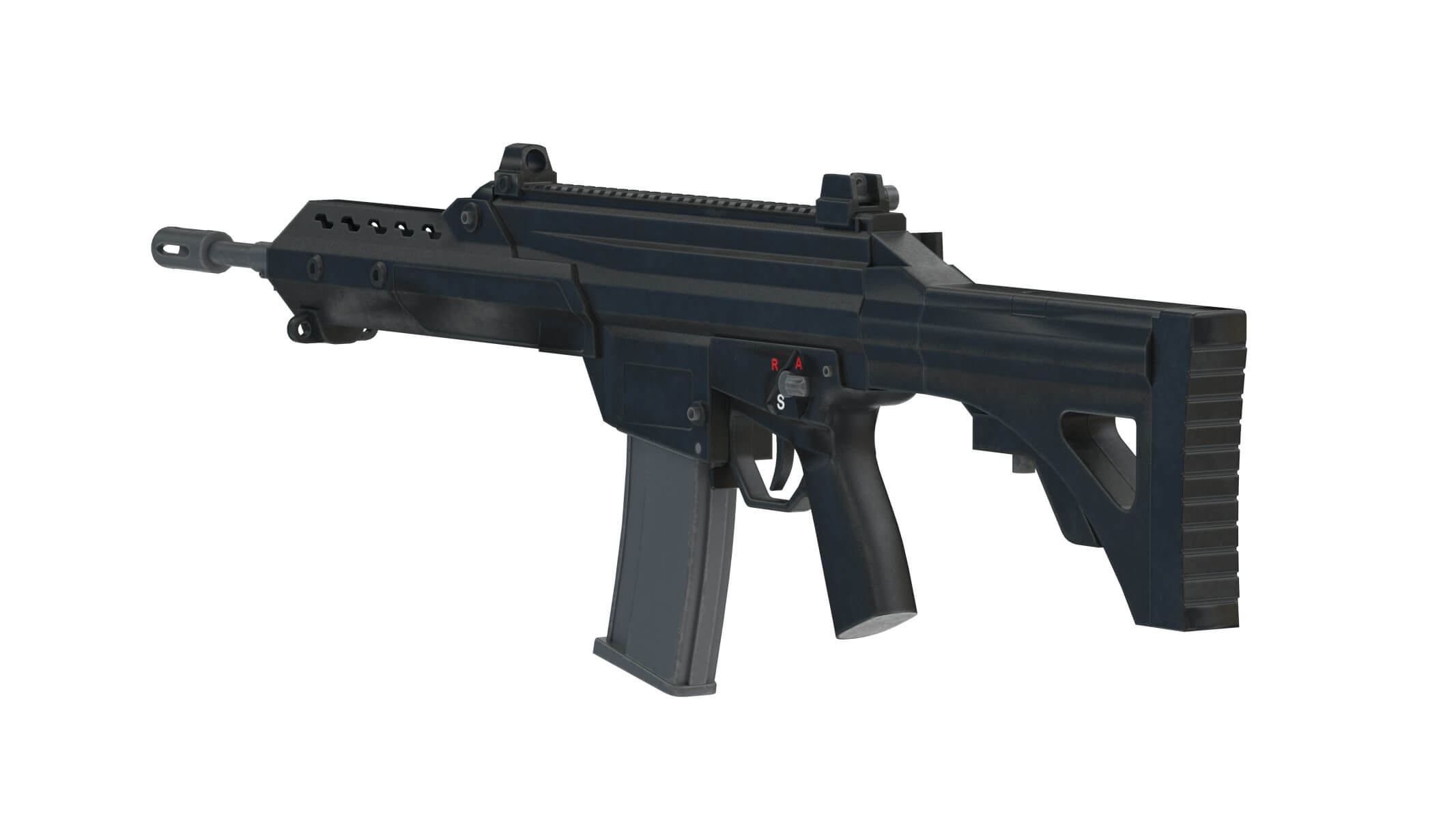 FX-05 Xiuhcoatl Low Poly 3D Model by frezzy