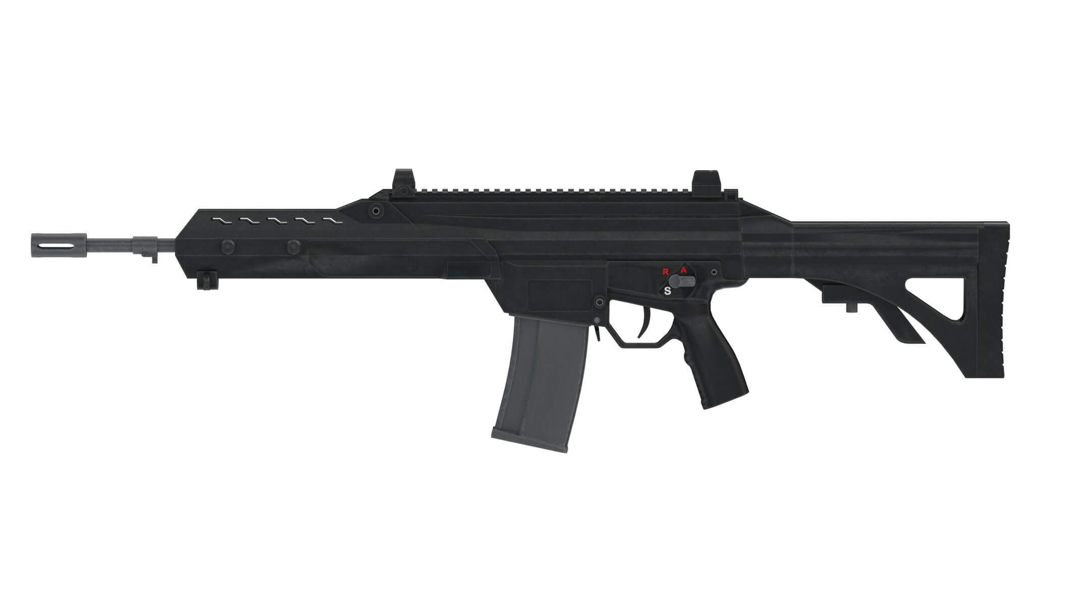 FX-05 Xiuhcoatl Low Poly 3D Model by frezzy