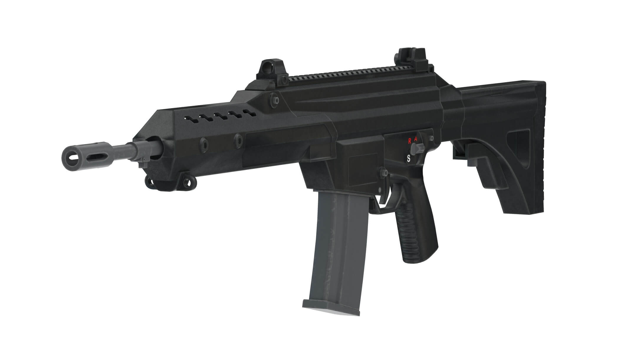 FX-05 Xiuhcoatl Low Poly 3D Model by frezzy