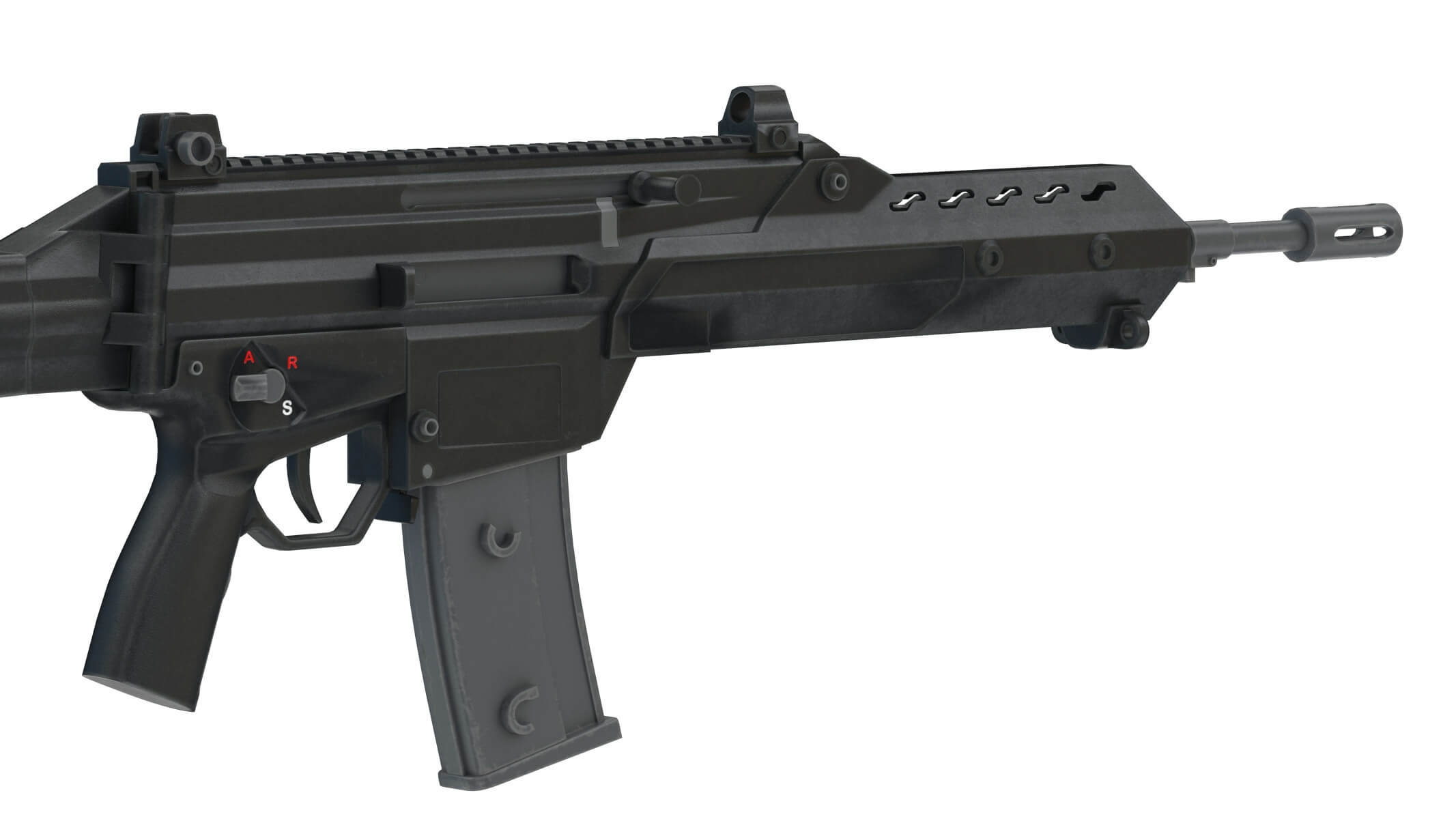 FX-05 Xiuhcoatl Low Poly 3D Model by frezzy