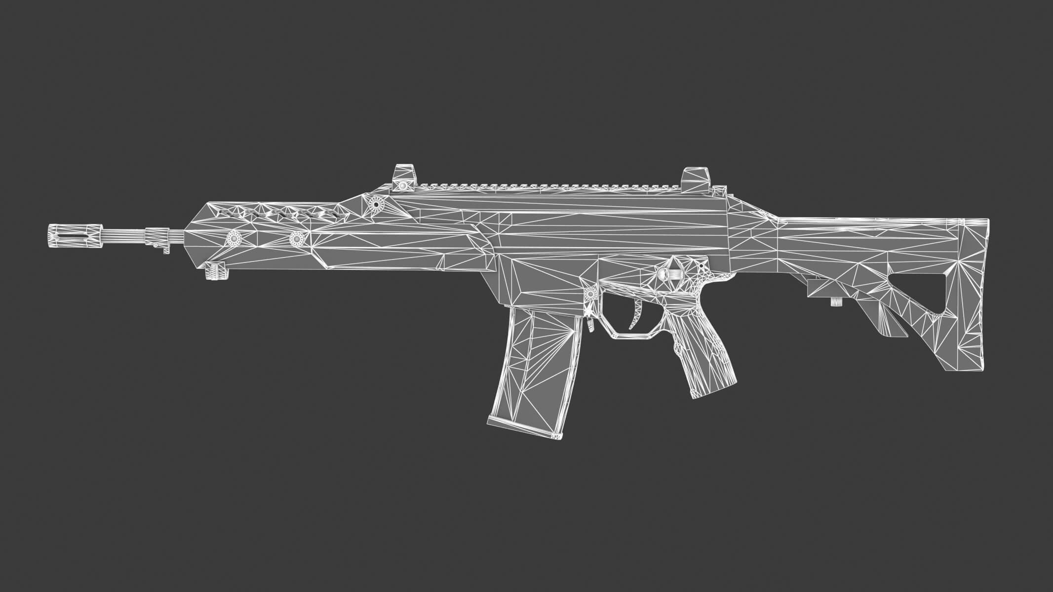 FX-05 Xiuhcoatl Low Poly 3D Model by frezzy