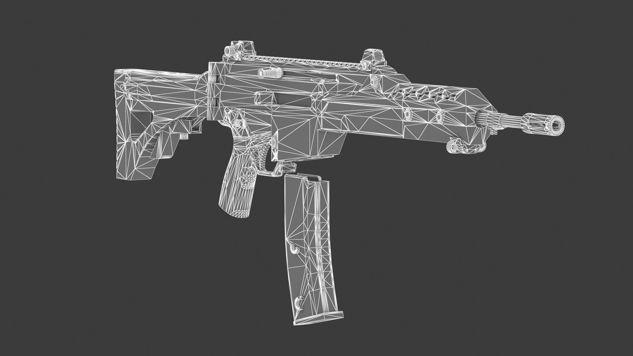 FX-05 Xiuhcoatl Low Poly 3D Model by frezzy