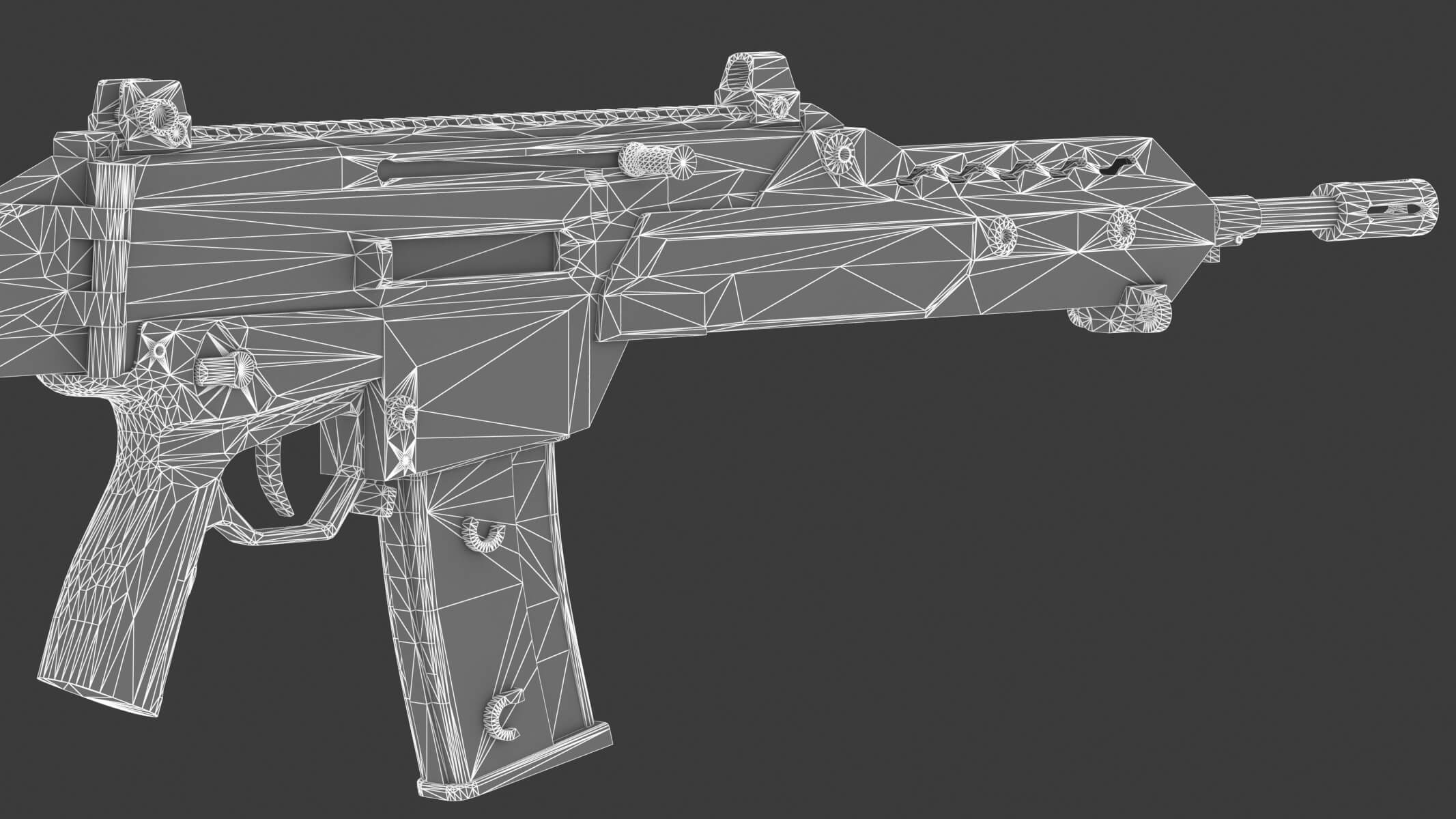 FX-05 Xiuhcoatl Low Poly 3D Model by frezzy