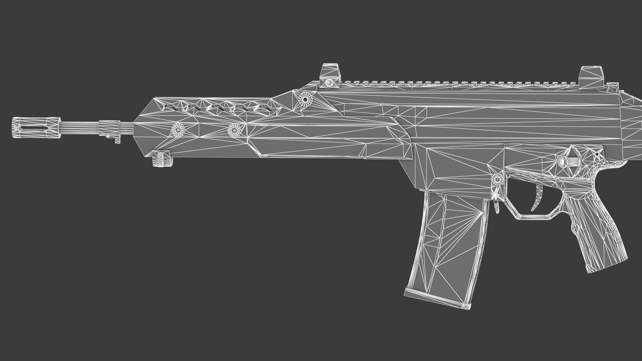 FX-05 Xiuhcoatl Low Poly 3D Model by frezzy