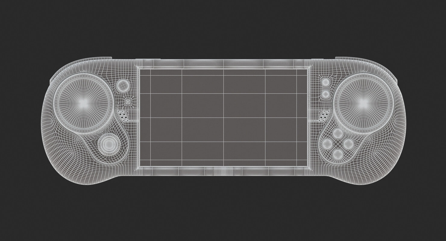 Gamepad and Screen - 3D Model by frezzy