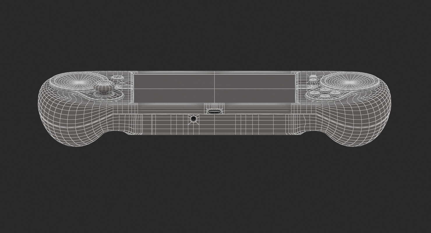 Gamepad and Screen - 3D Model by frezzy