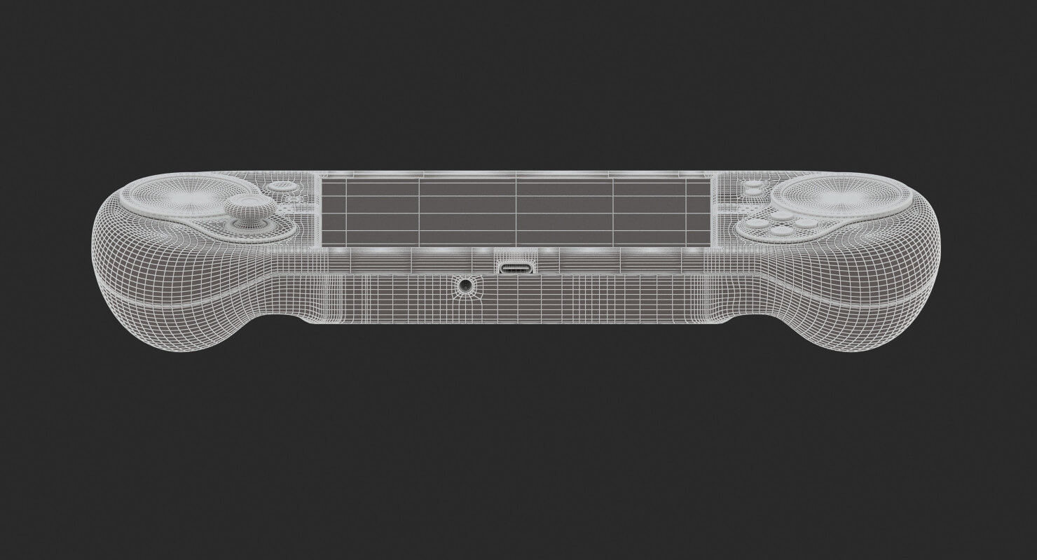 Gamepad and Screen - 3D Model by frezzy