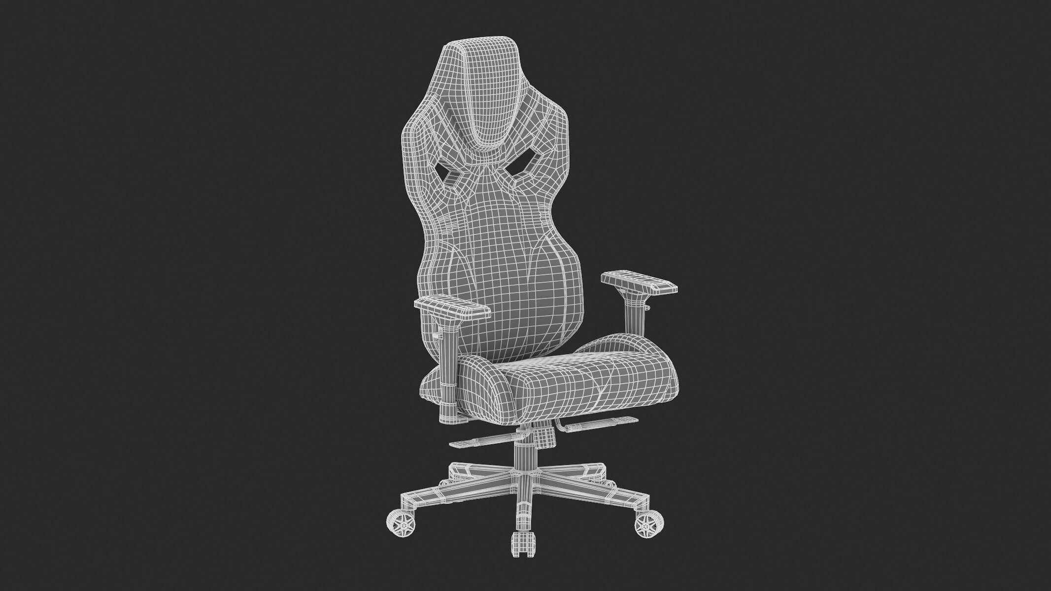 Gaming Chair - 3D Model by frezzy