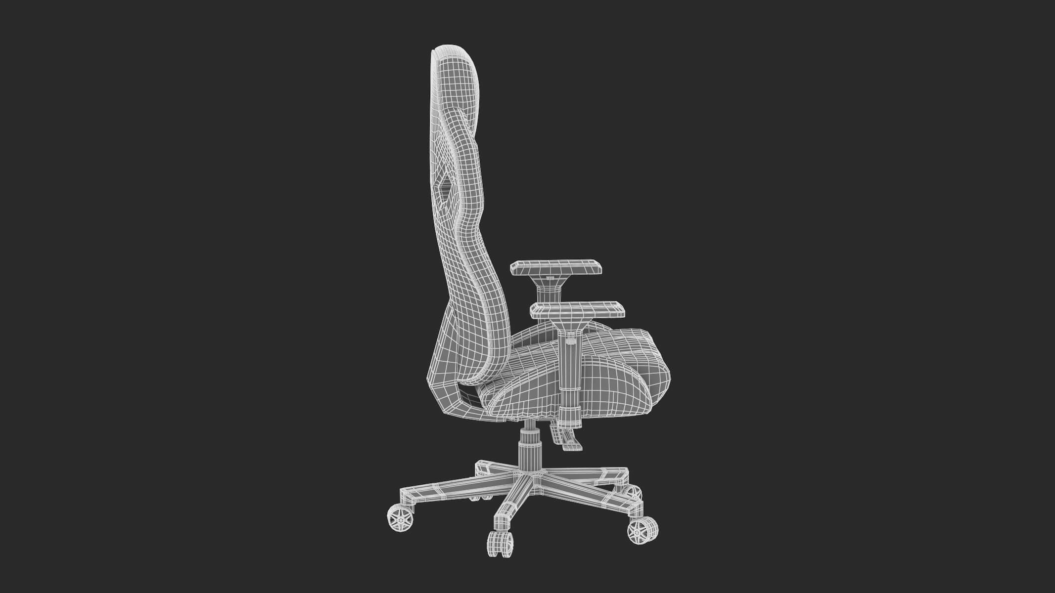 Gaming Chair - 3D Model by frezzy