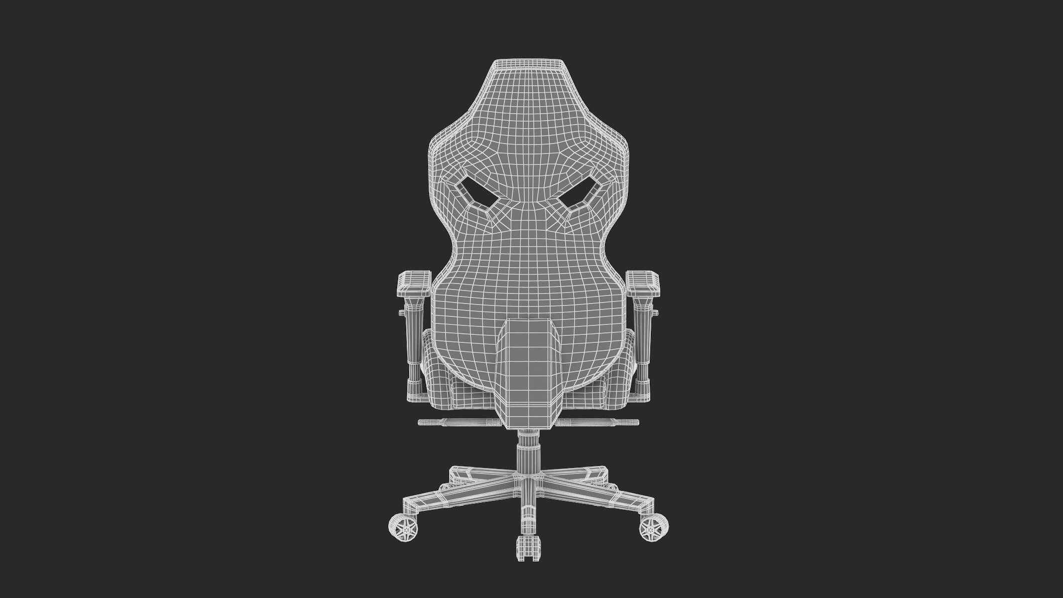 Gaming Chair - 3D Model by frezzy