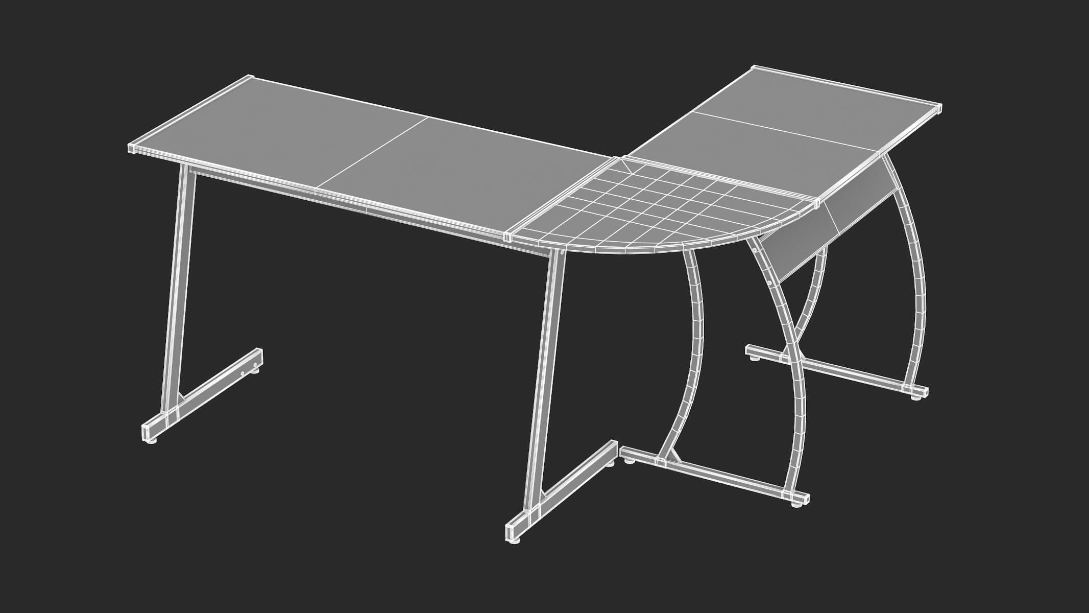 Gaming Desk - 3D Model by frezzy
