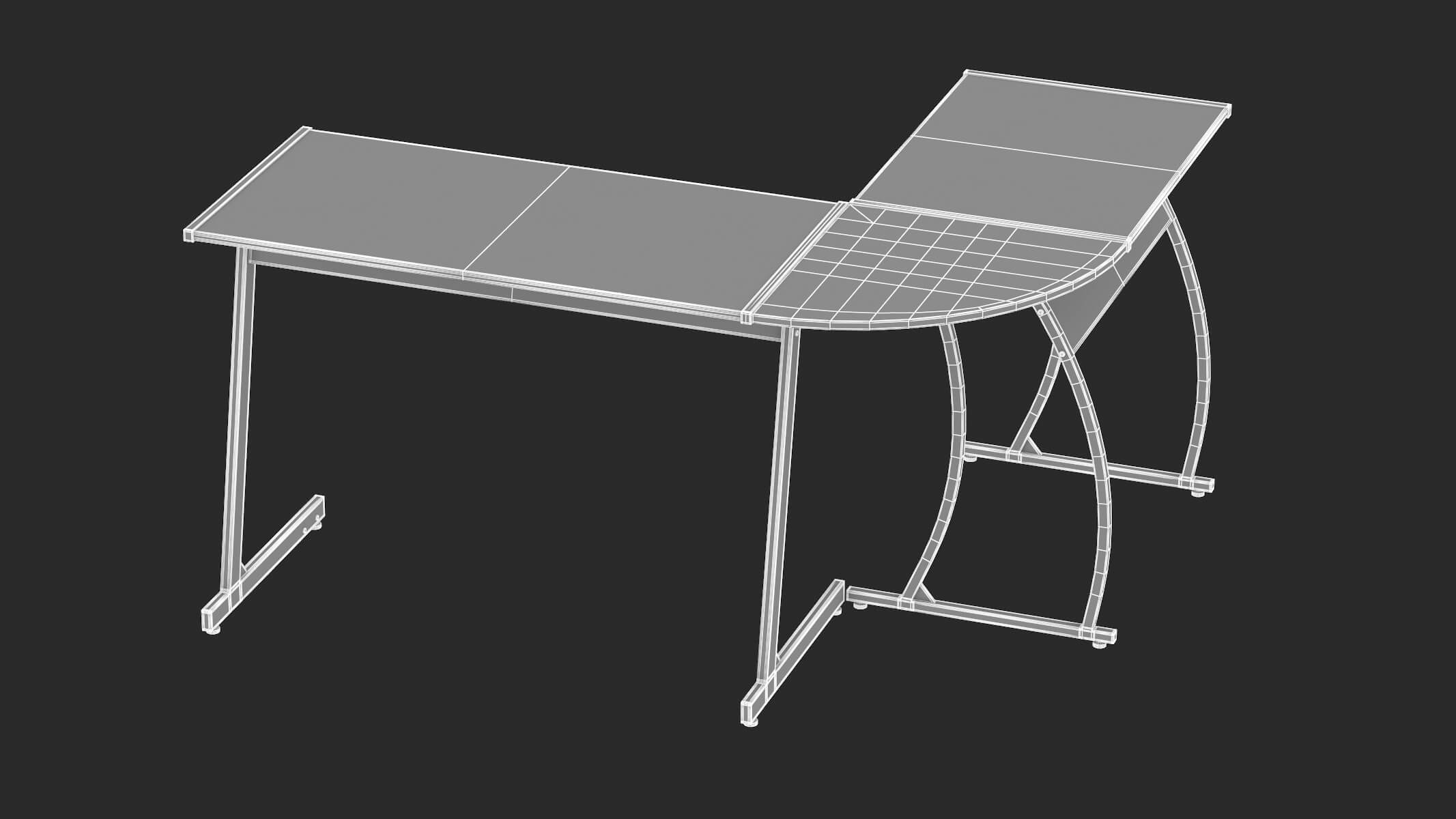 Gaming Desk - 3D Model by frezzy